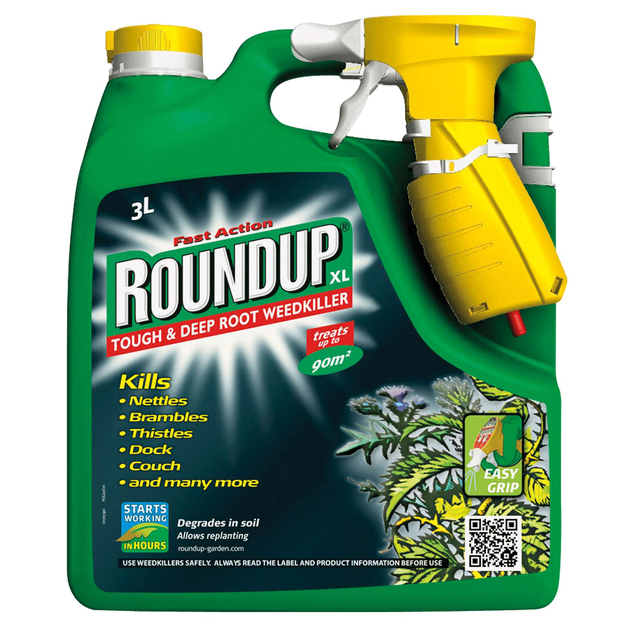Roundup Tough Deep Root Ready To Use Weed Killer 3L Departments