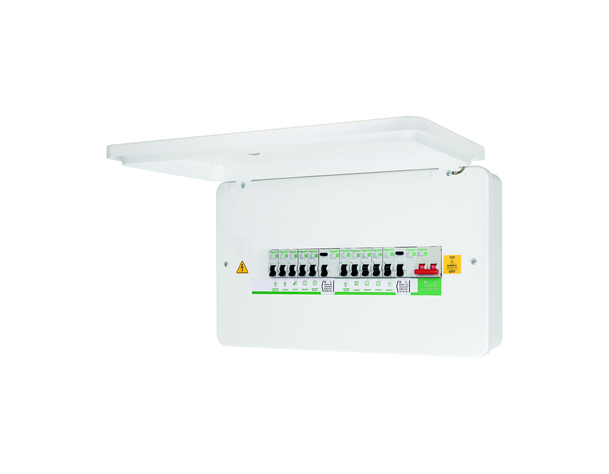 Schneider Electric 100A 10 way Consumer unit | Departments | TradePoint