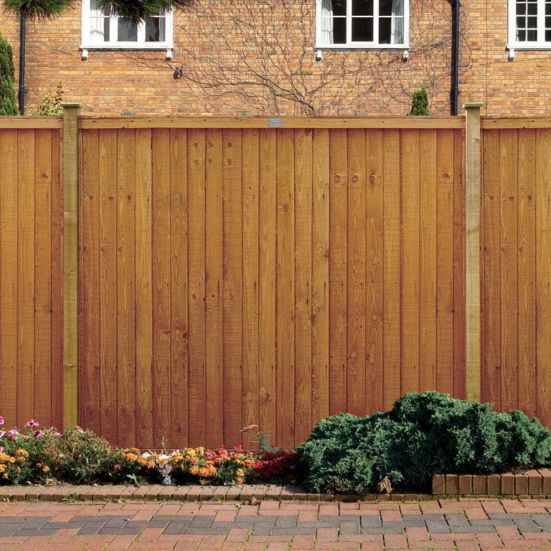 Grange Closeboard Vertical slat Fence panel (W)1.83 m (H)1.8m, Pack of ...