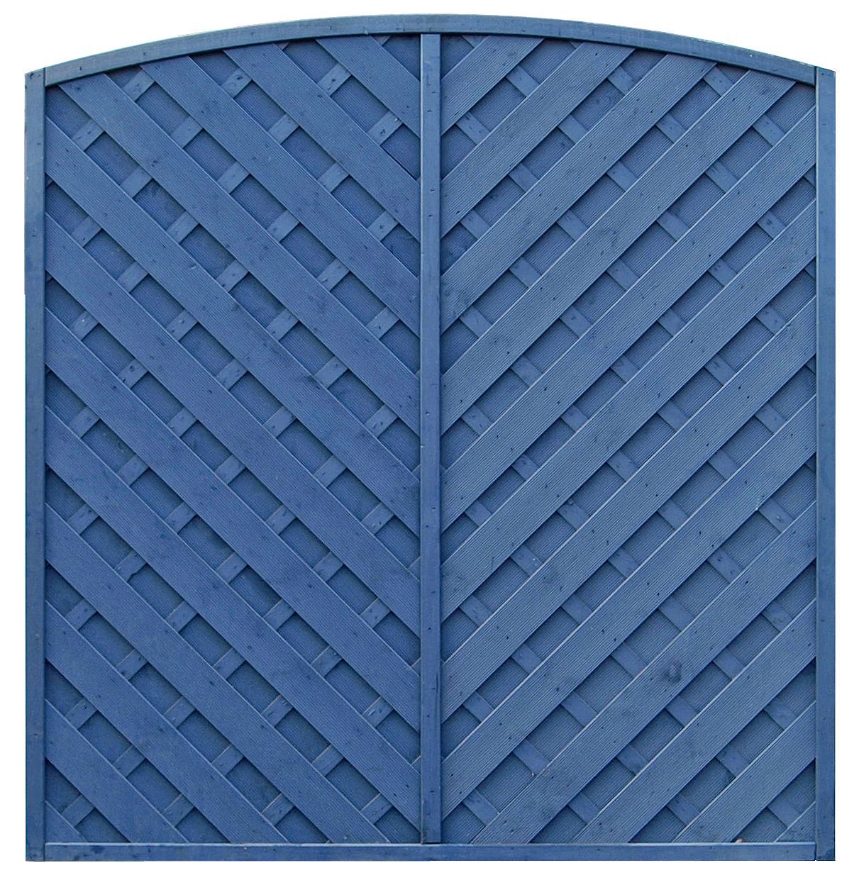 Grange St Lunair Diagonal slat Fence panel (W)1.8 m (H)1.8m, Pack of 3 ...