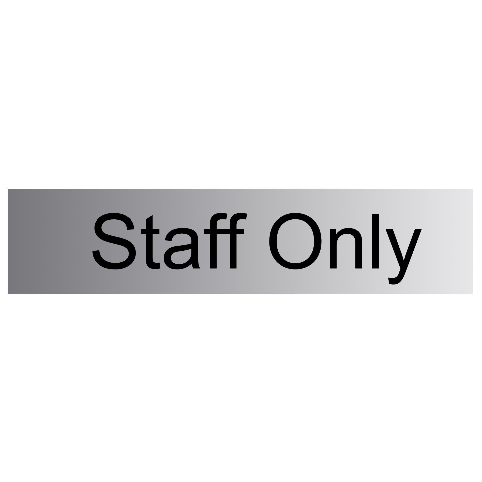 Staff only Self-adhesive labels, (H)50mm (W)225mm | Departments | DIY ...