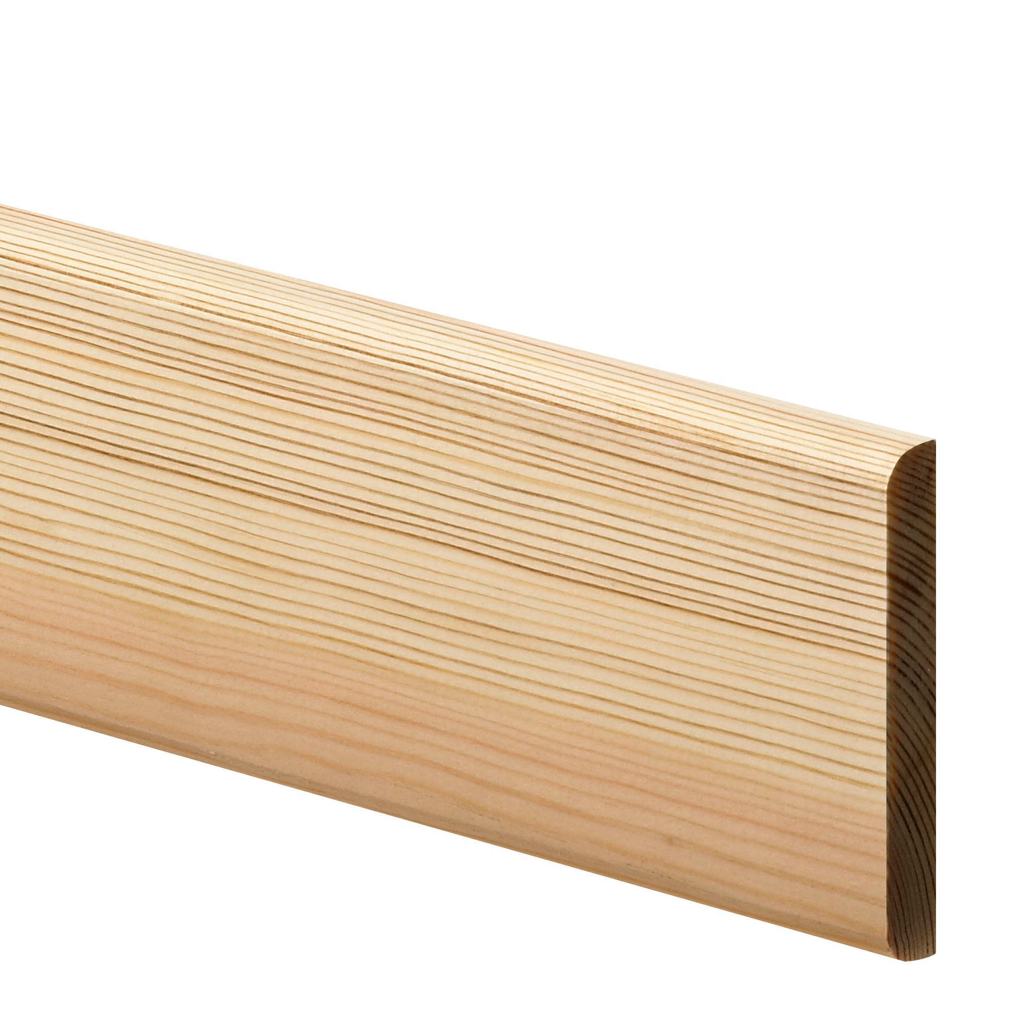 Smooth Pine Bullnose Architrave (L)2.1m (W)69mm (T)12mm, Pack of 5 ...
