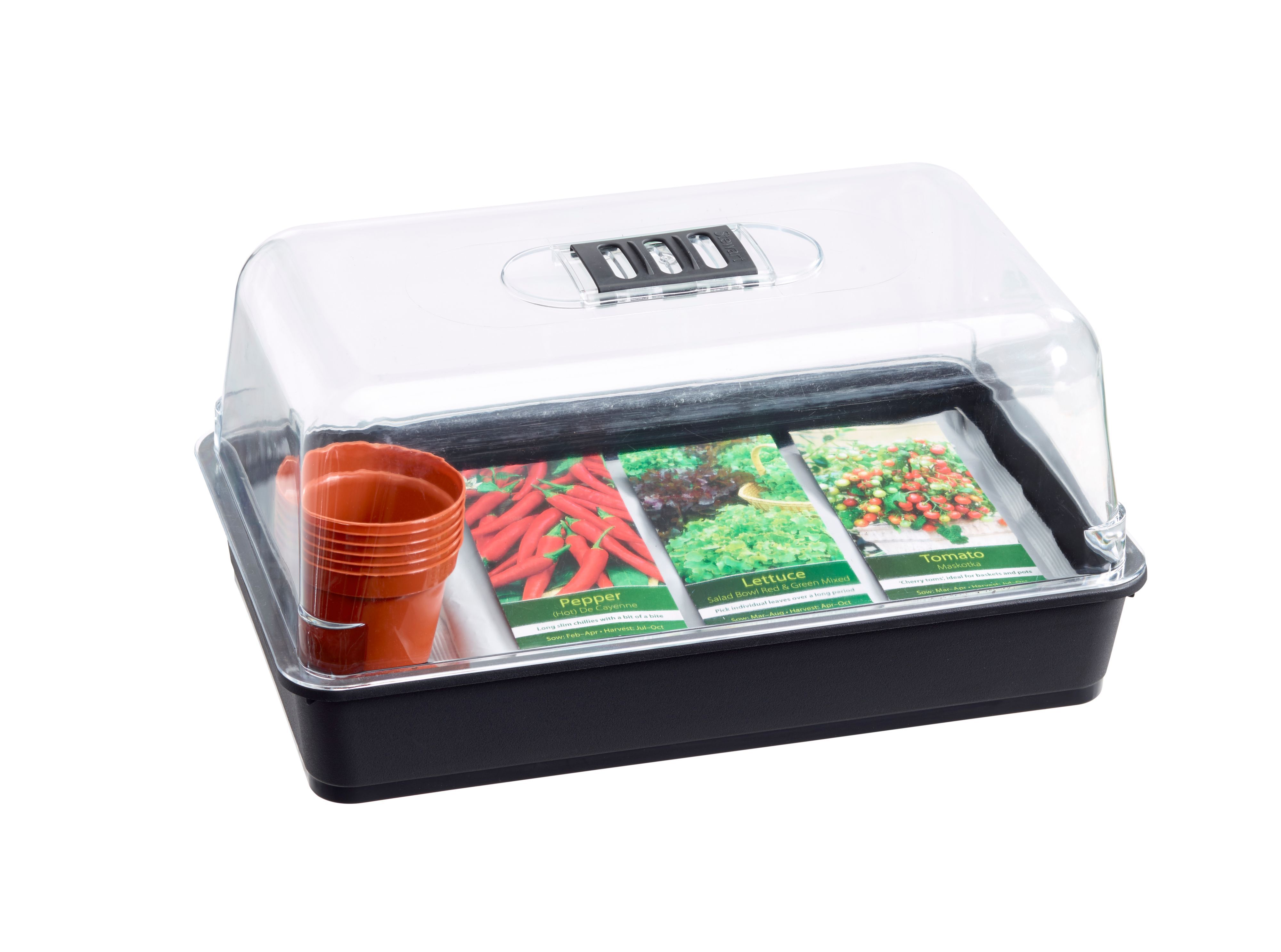 Stewart Un-heated Propagator 38cm | Departments | DIY at B&Q