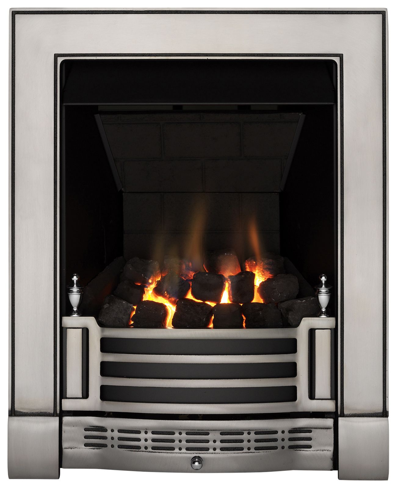 Focal Point Finsbury multi flue Chrome effect Gas Fire | Departments ...