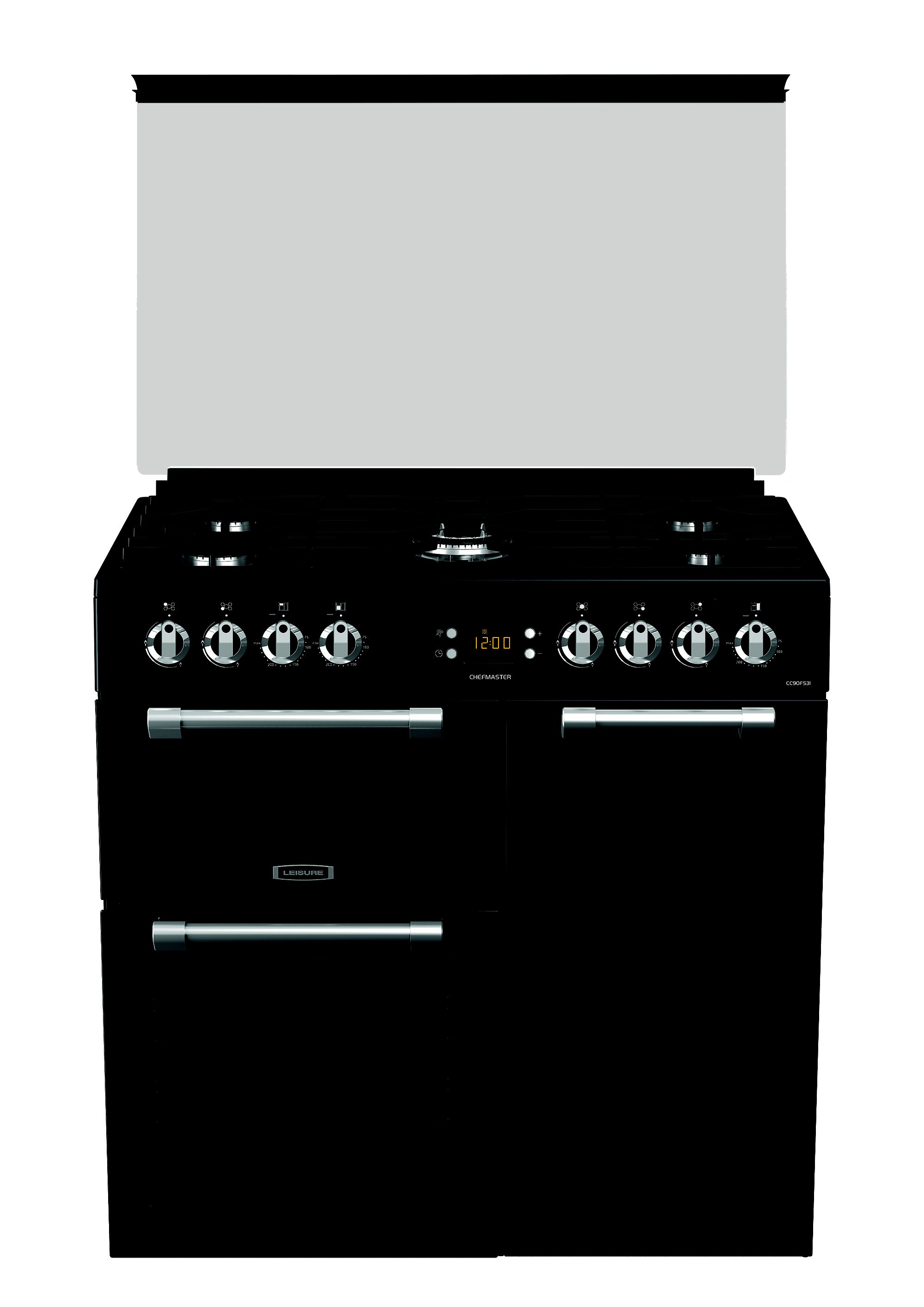 Leisure Chefmaster CC90F531K Freestanding Dual fuel Range cooker with ...