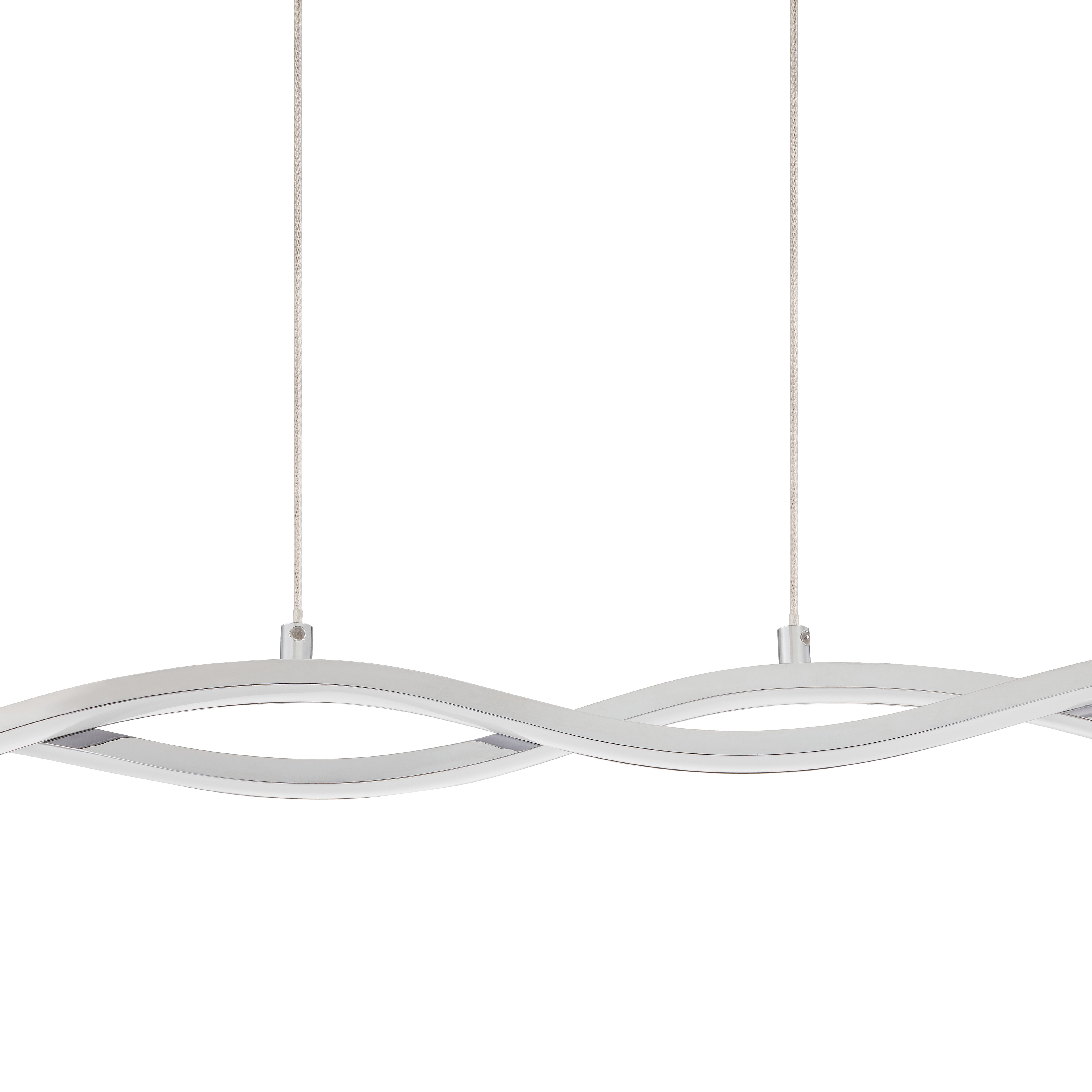 Alani Chrome effect 2 Lamp Pendant ceiling light | Departments | DIY at B&Q