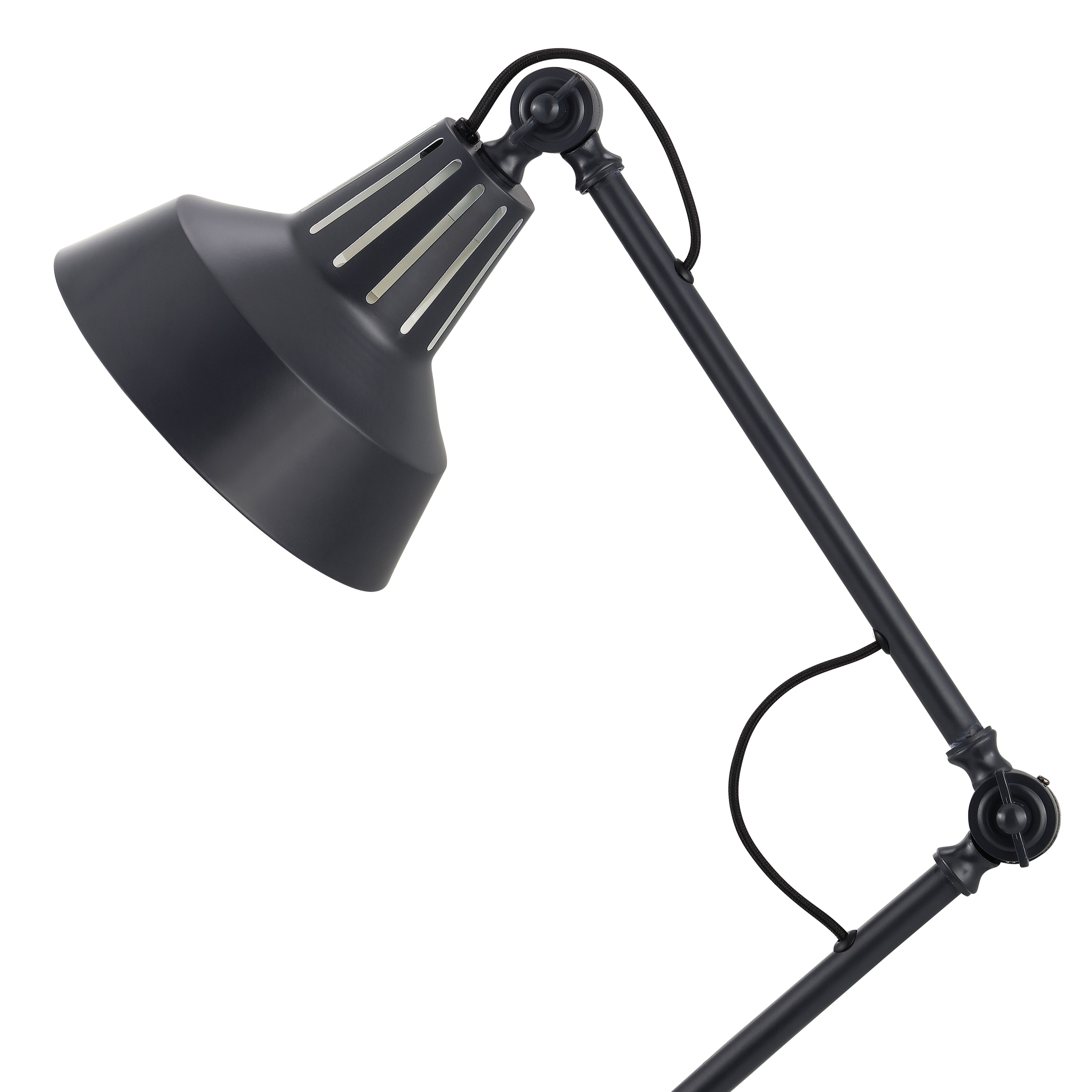 GoodHome Yarra Matt Black Table light | Departments | DIY at B&Q
