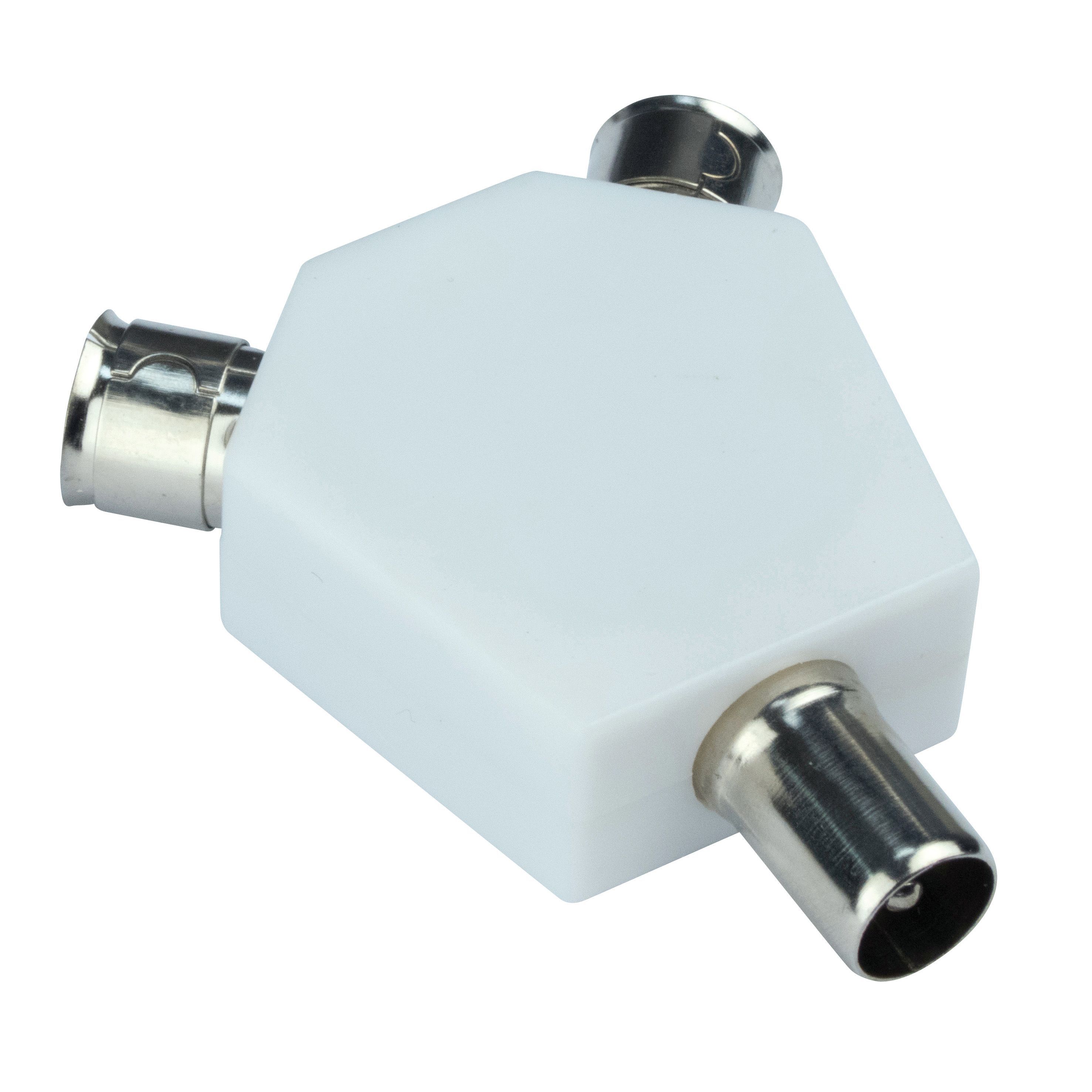 Tristar 2 way Coaxial aerial splitter | Departments | DIY at B&Q