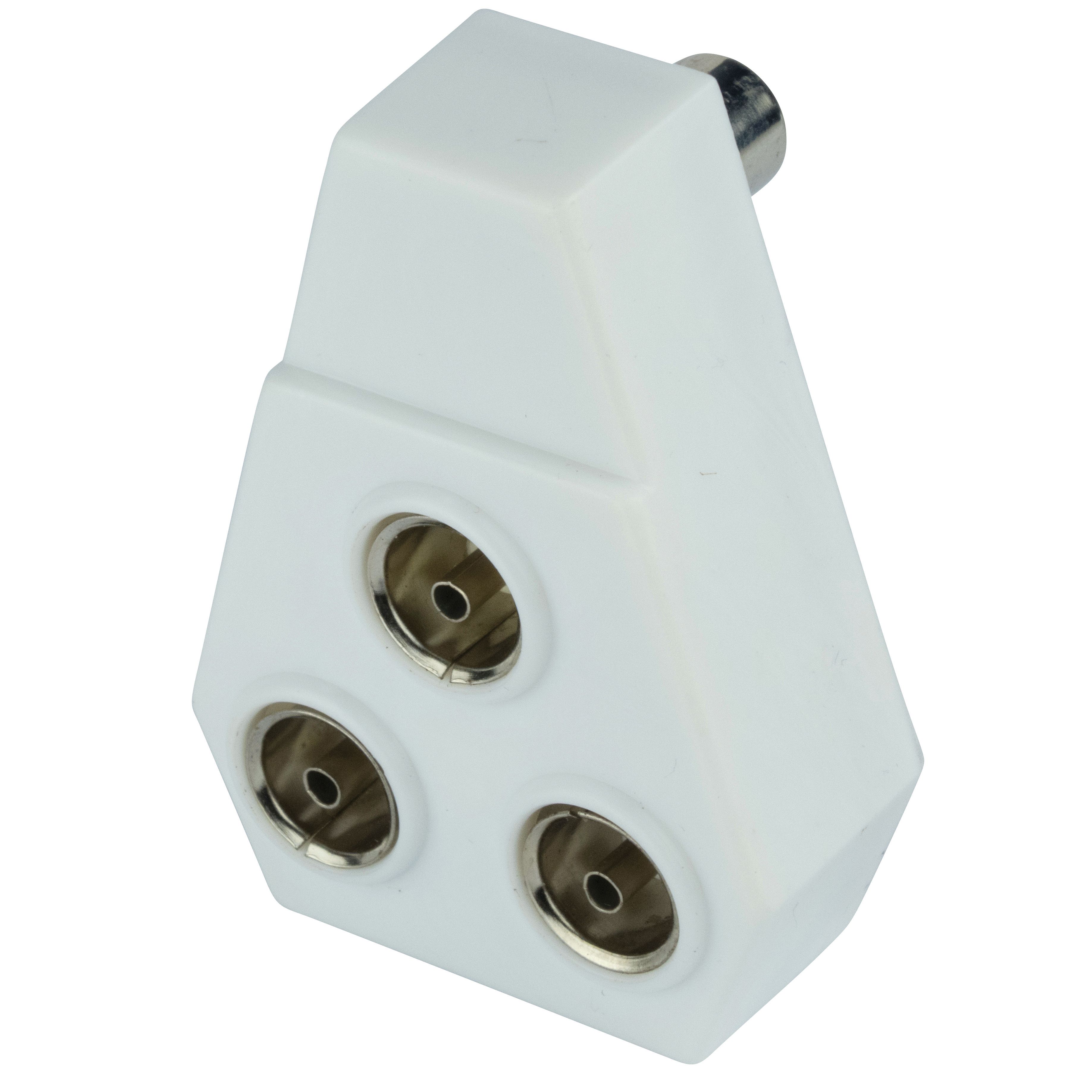 Tristar 3 Way Coaxial Aerial Splitter | Departments | DIY at B&Q