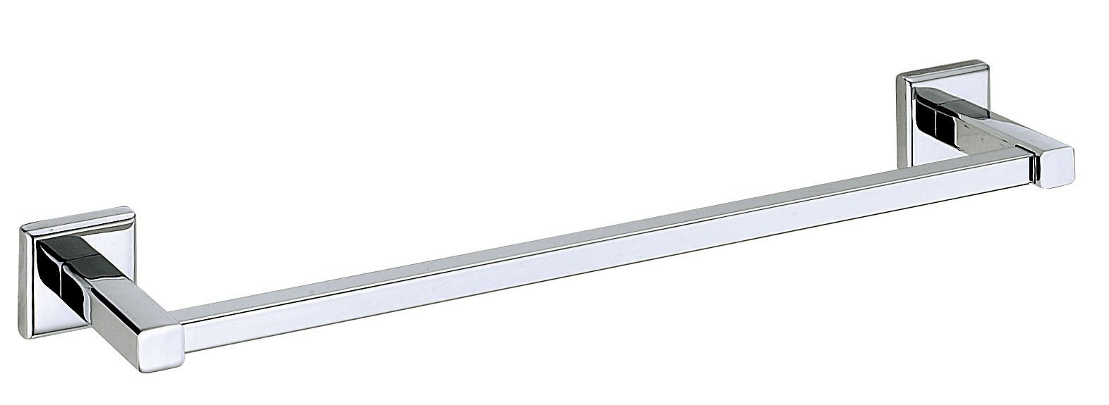 Cooke & Lewis Linear Chrome effect Mini towel rail, (W)75mm ...