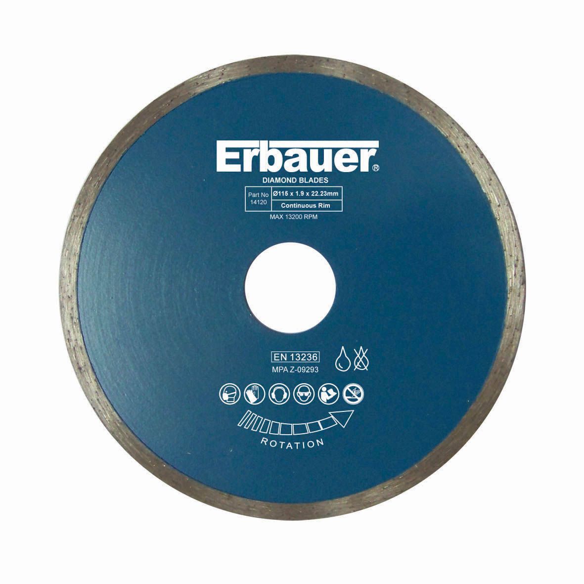 Erbauer (Dia)115mm Diamond tile cutting disc | Departments | DIY at B&Q