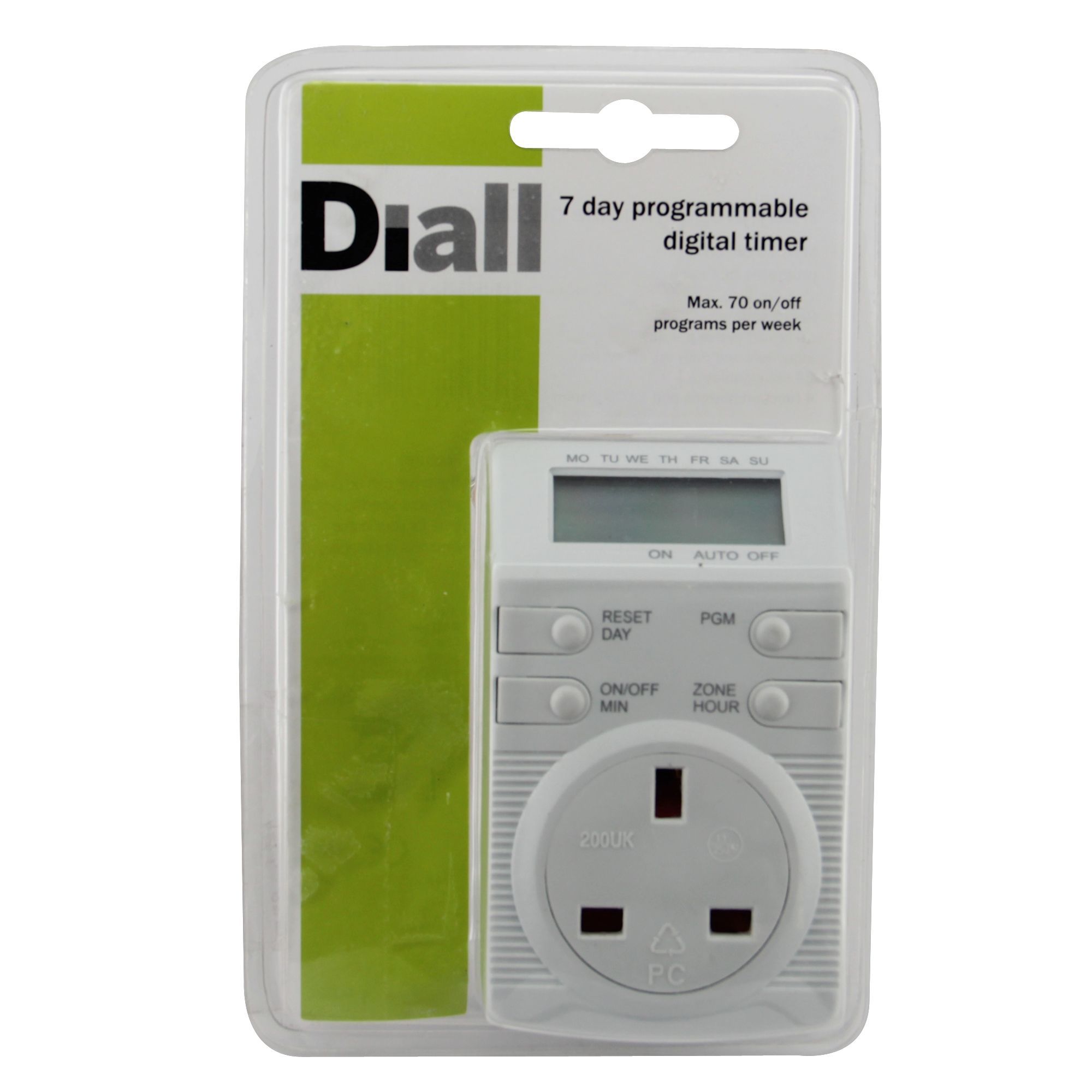 Diall 7 Day Electronic Timer Departments DIY At B Q