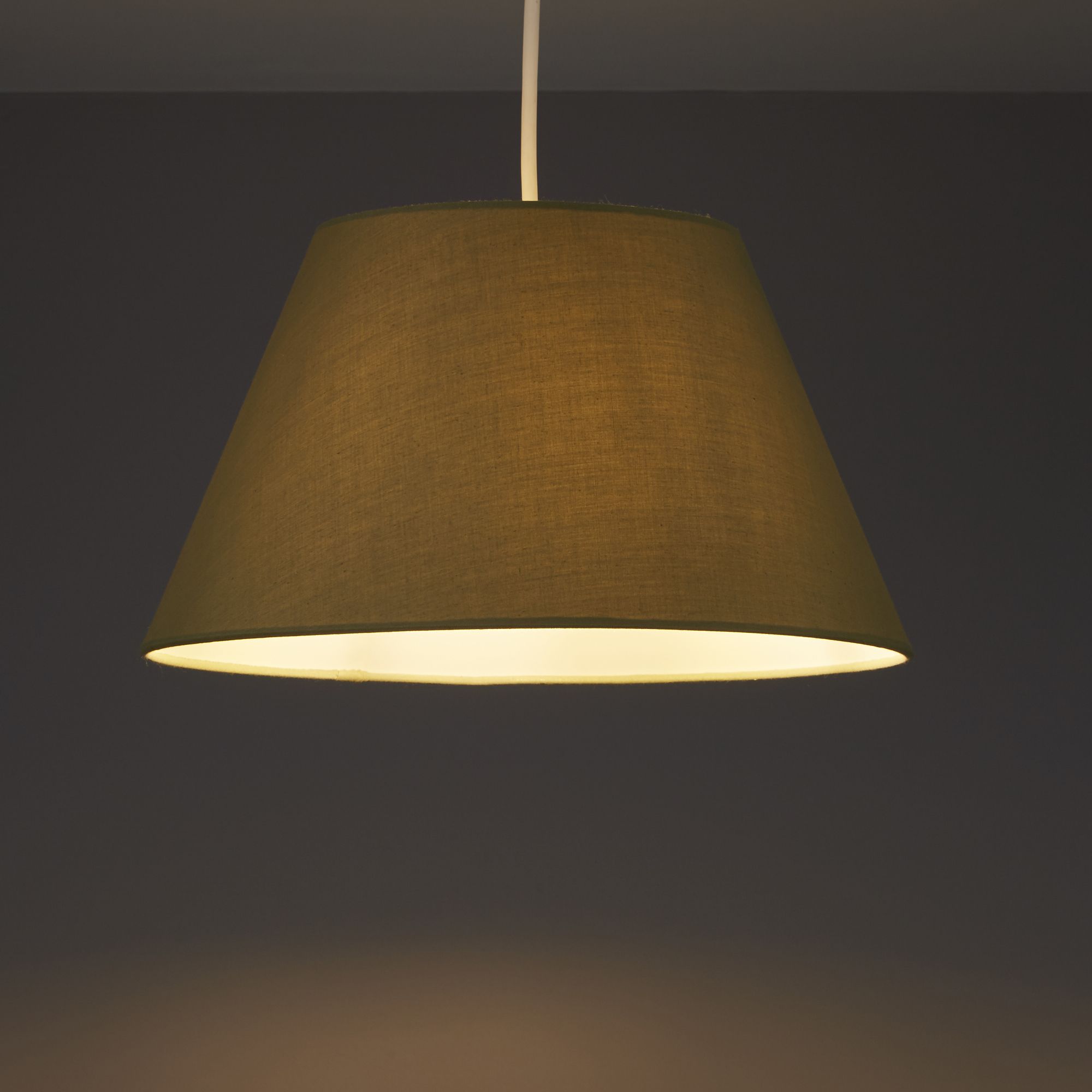 Colours Eos Alep green Light shade (D)305mm | Departments | DIY at B&Q