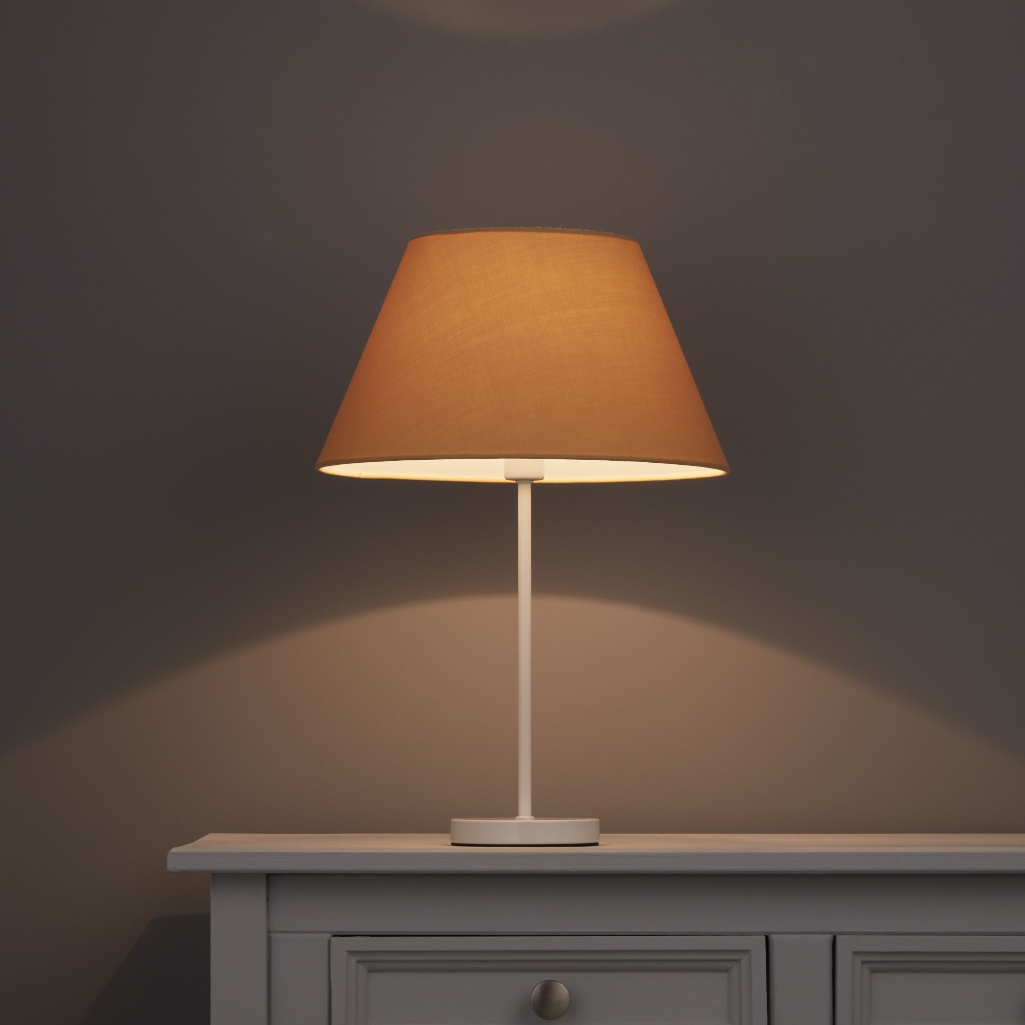 Colours Eos Wheat Light shade (D)305mm | Departments | DIY at B&Q