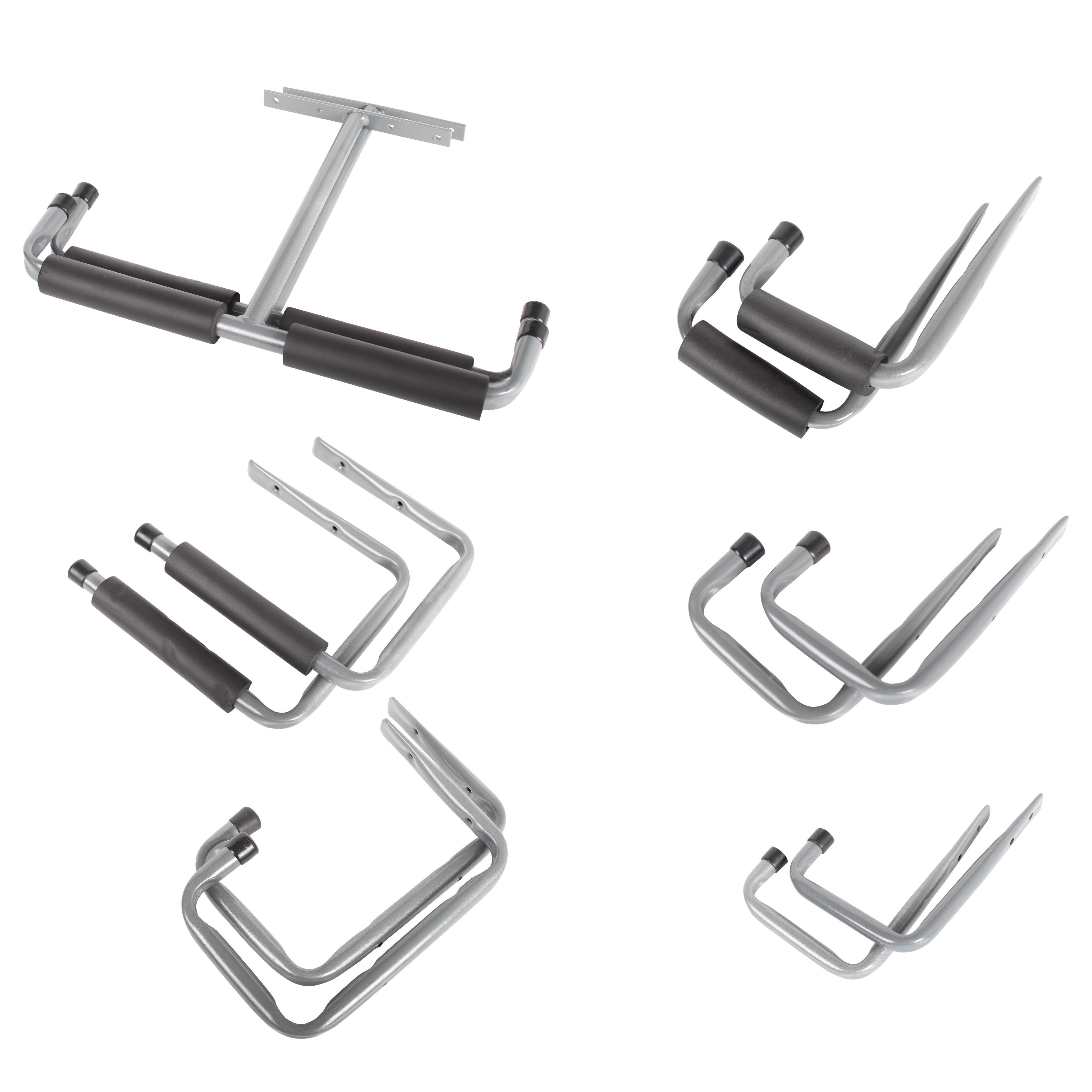 Grey Powder coated Steel Storage hooks, Pack of 12 | Departments | DIY ...