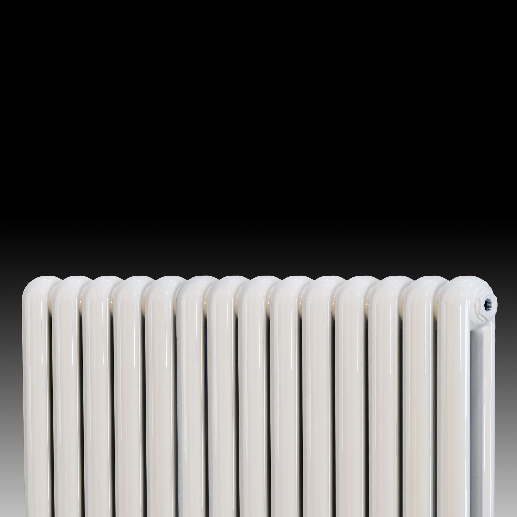 Chunky 2 Column radiator, White (W)1000mm (H)602mm | Departments | DIY ...