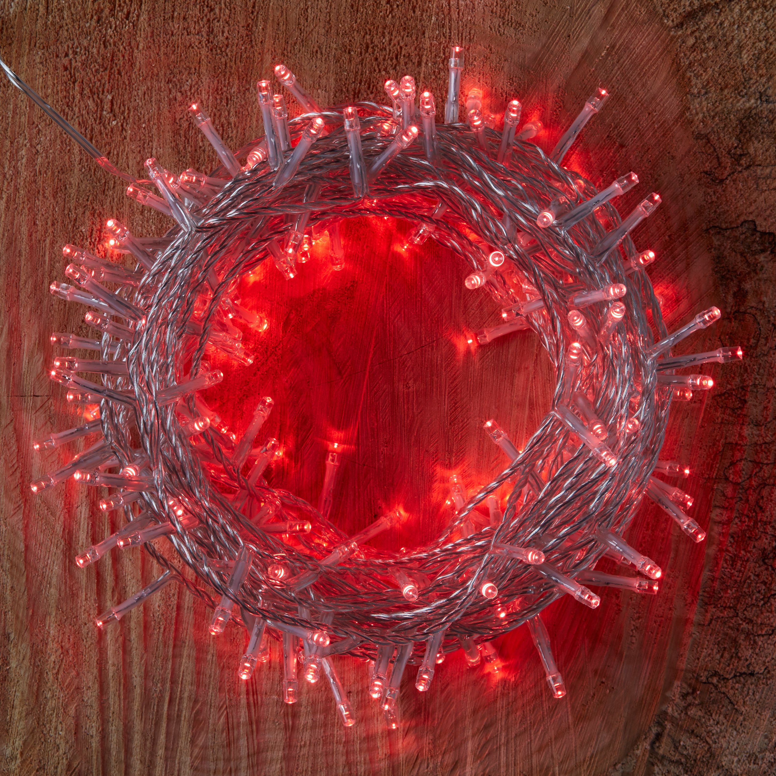 240 Red LED String Lights | Departments | DIY at B&Q
