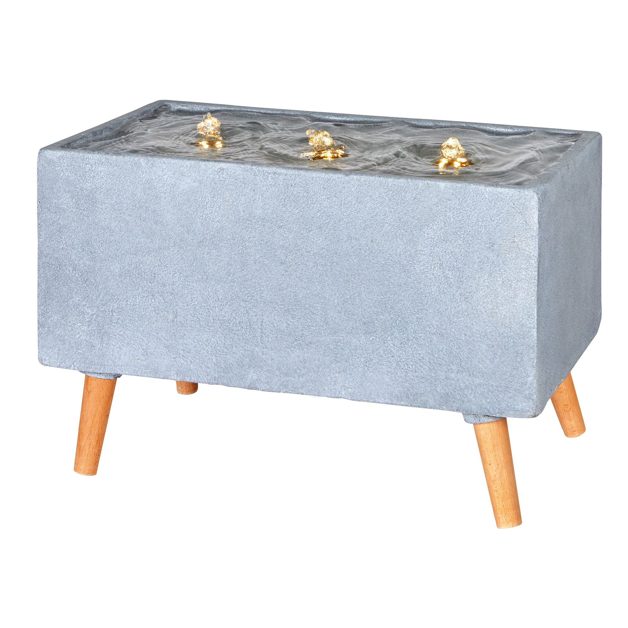 Outdoor Living UK Contemporary rectangle Water feature | Departments ...