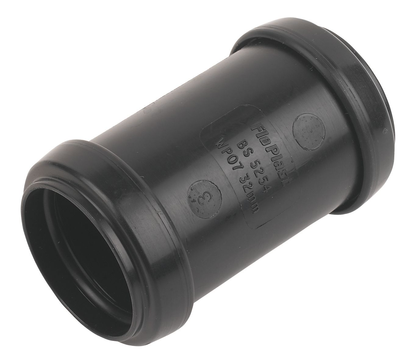 FloPlast Push Fit Waste coupling (Dia)32mm, Black | Departments | DIY ...