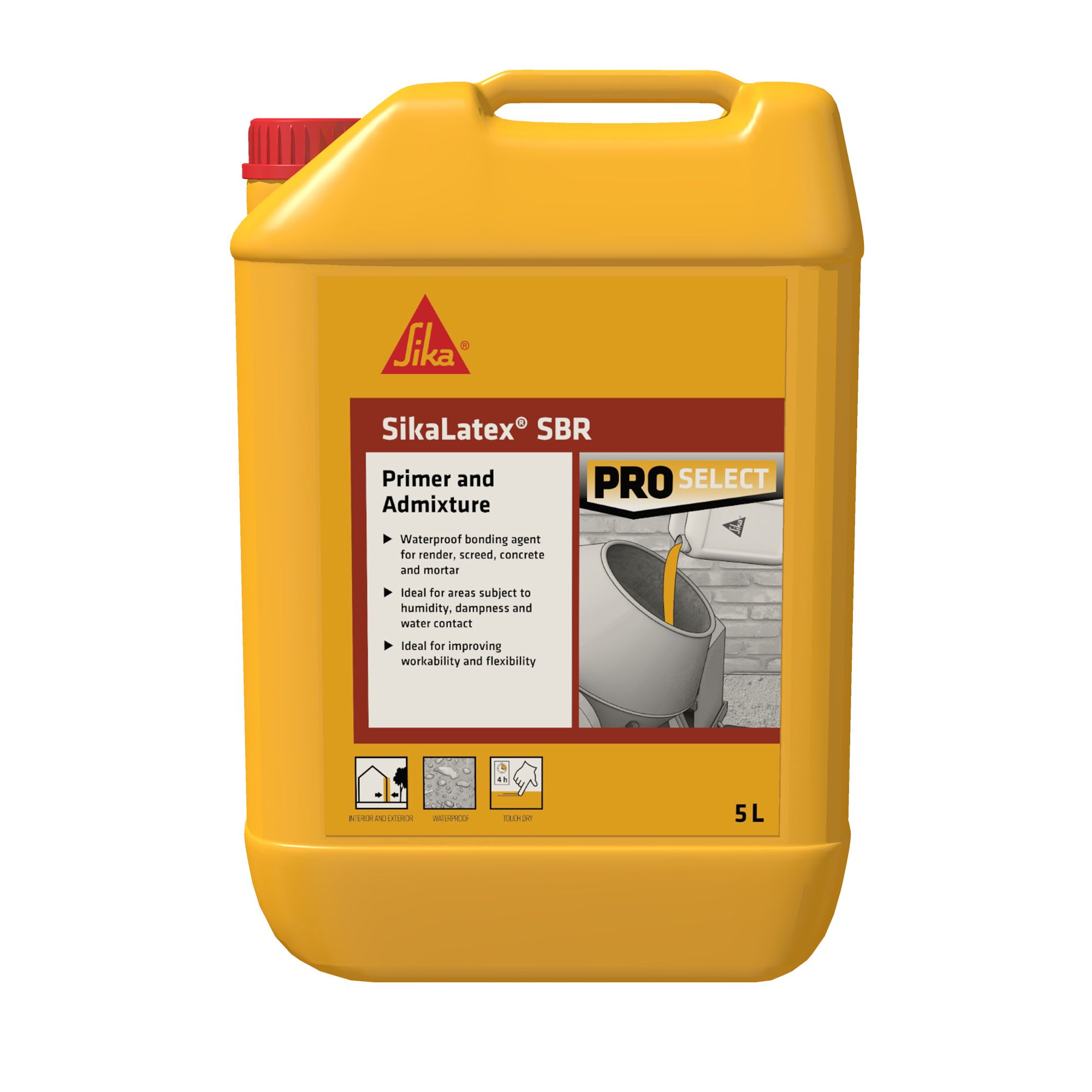 Sika Latex SBR Specialist building primer, 5L Plastic tub | Departments ...