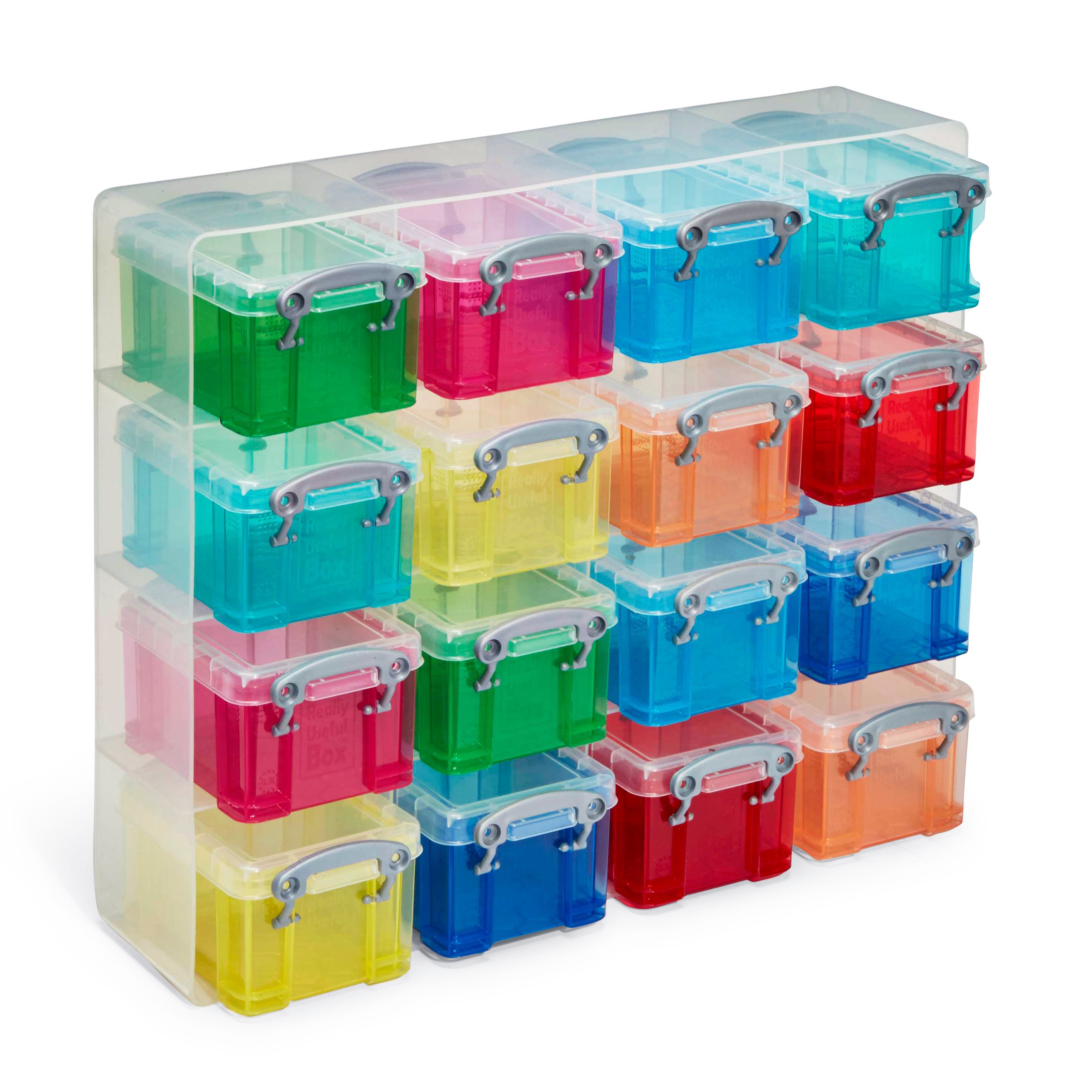 Really Useful Multicolour Plastic Organiser Box | Departments | DIY at B&Q
