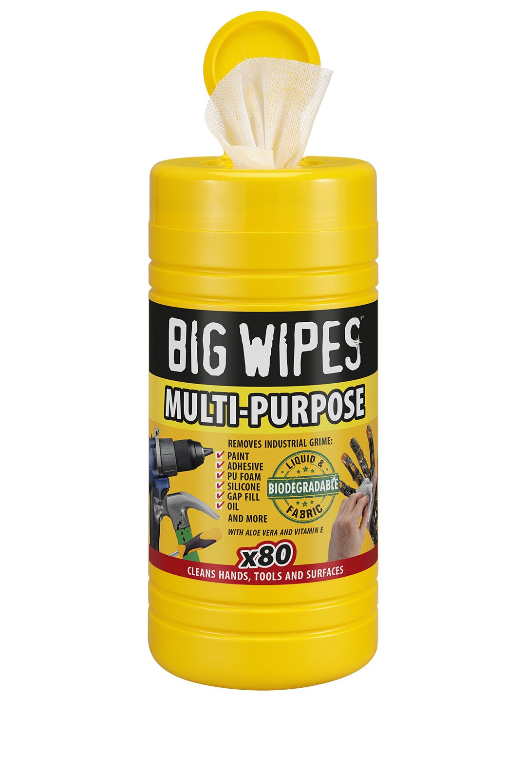 Big Wipes Unscented Cleaning wipes, Pack of 80 | Departments | DIY at B&Q