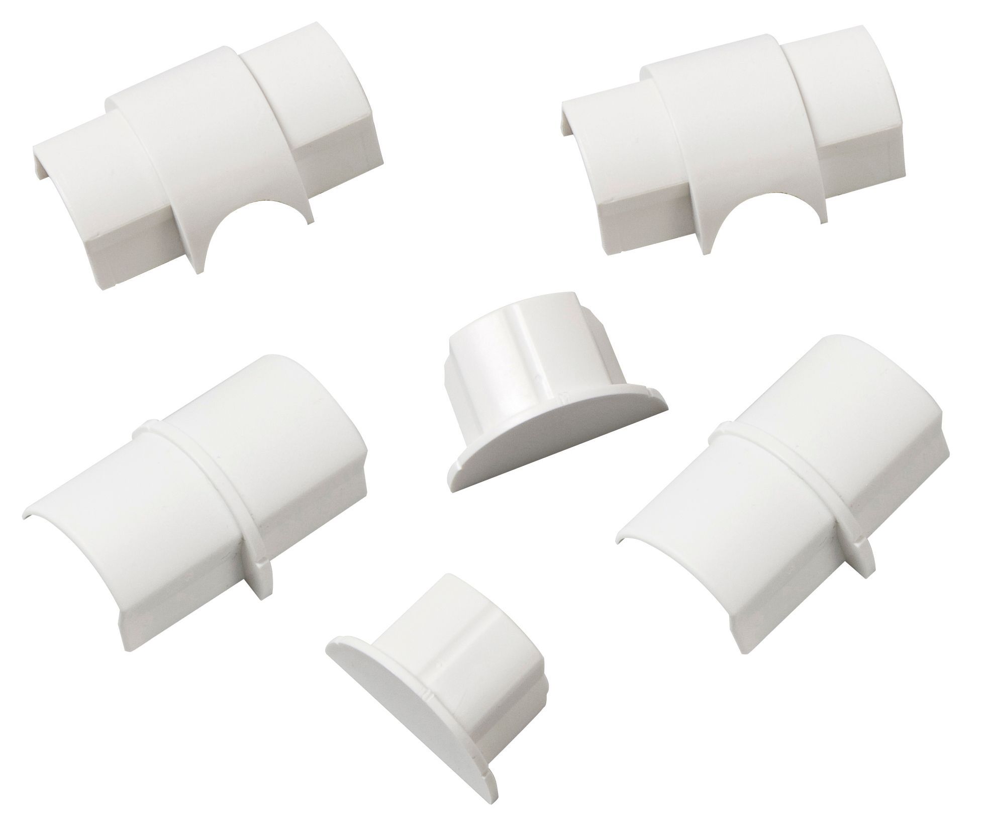 D-Line ABS plastic White Mini trunking accessories (W)30mm ...