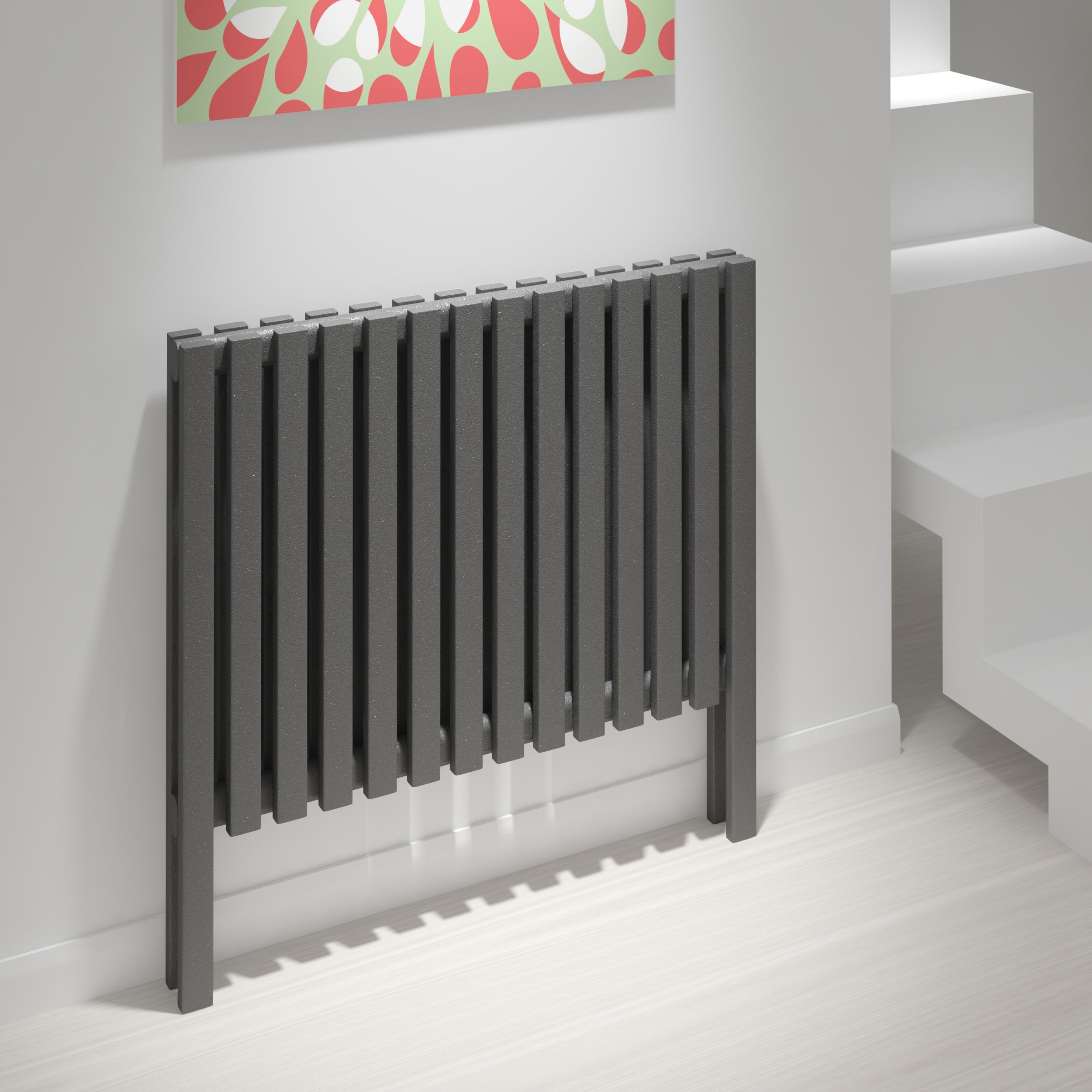 Kudox Axim Horizontal Radiator Anthracite (H)800 mm (W)820 mm ...