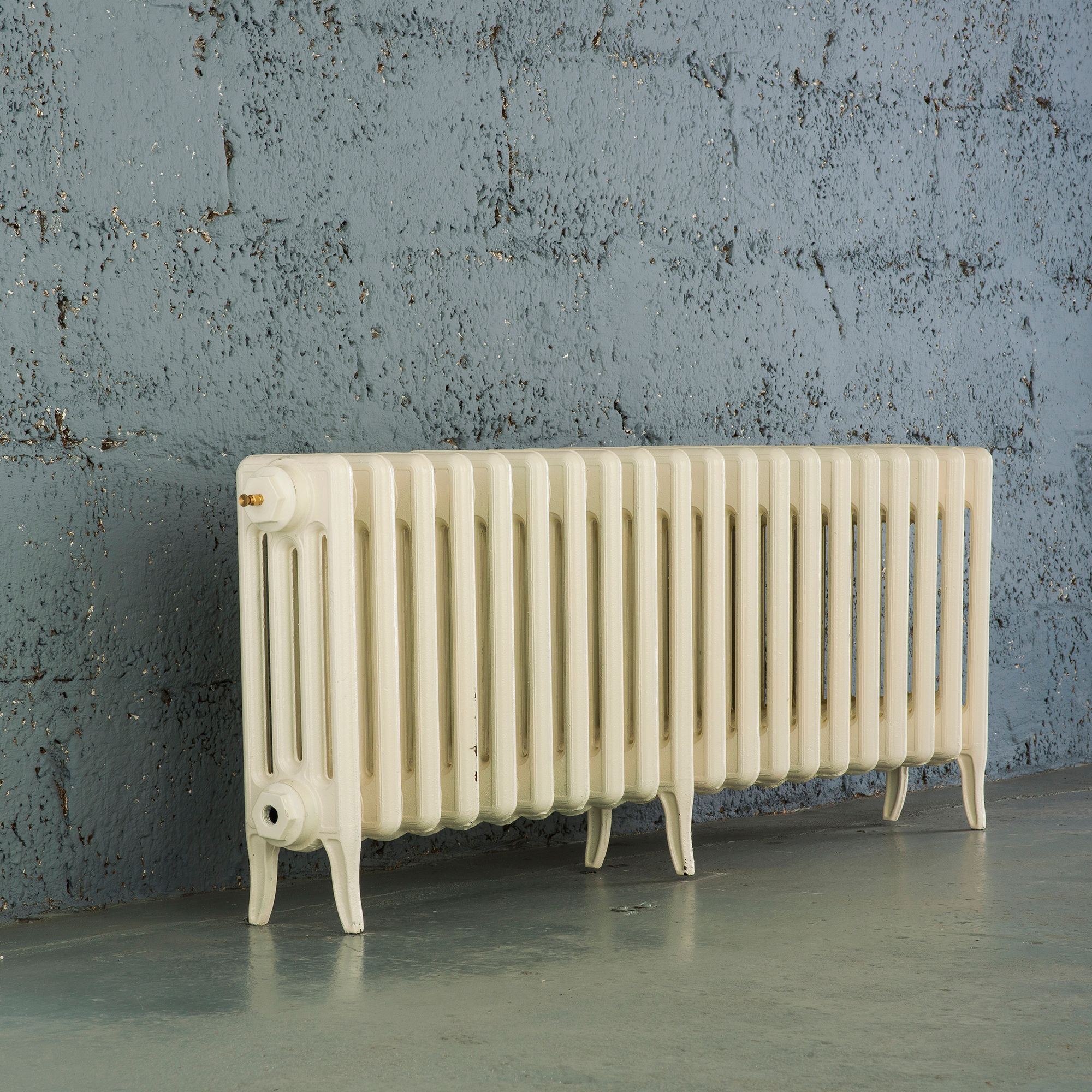 Arroll Neo-Classic 4 Column radiator, Cream (W)1114mm (H)460mm ...