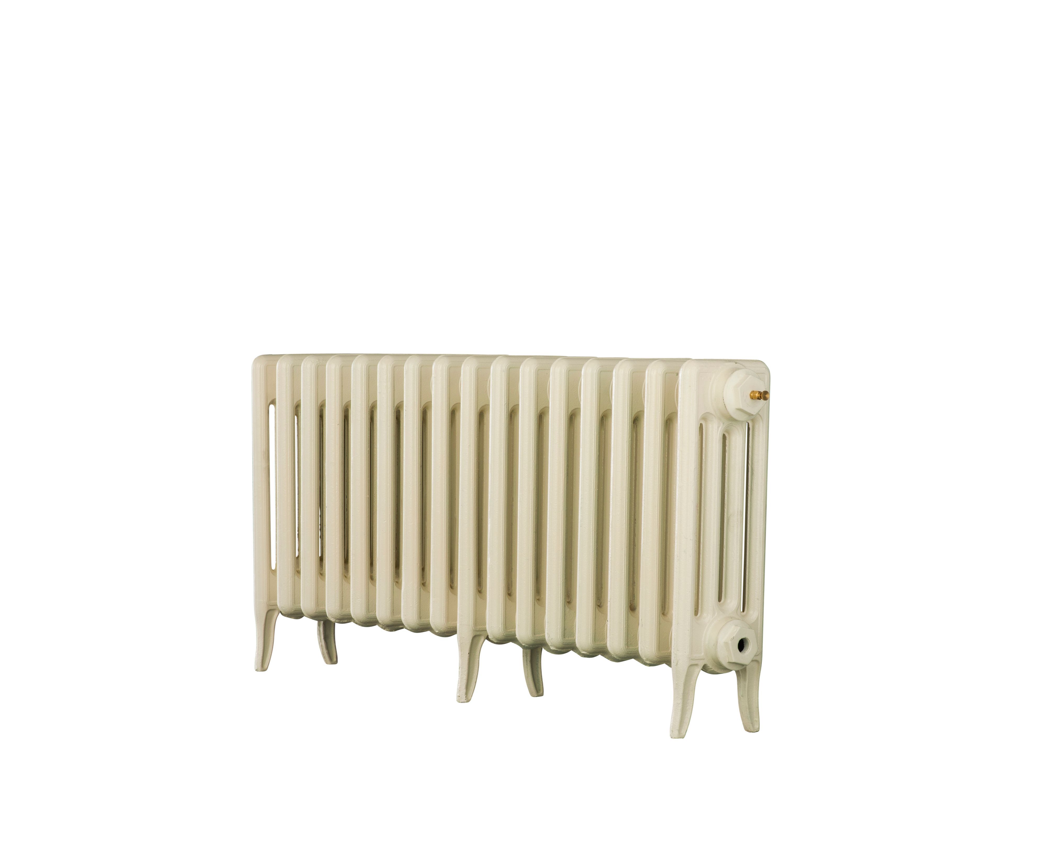 Arroll Neo-Classic 4 Column radiator, Cream (W)994mm (H)460mm ...