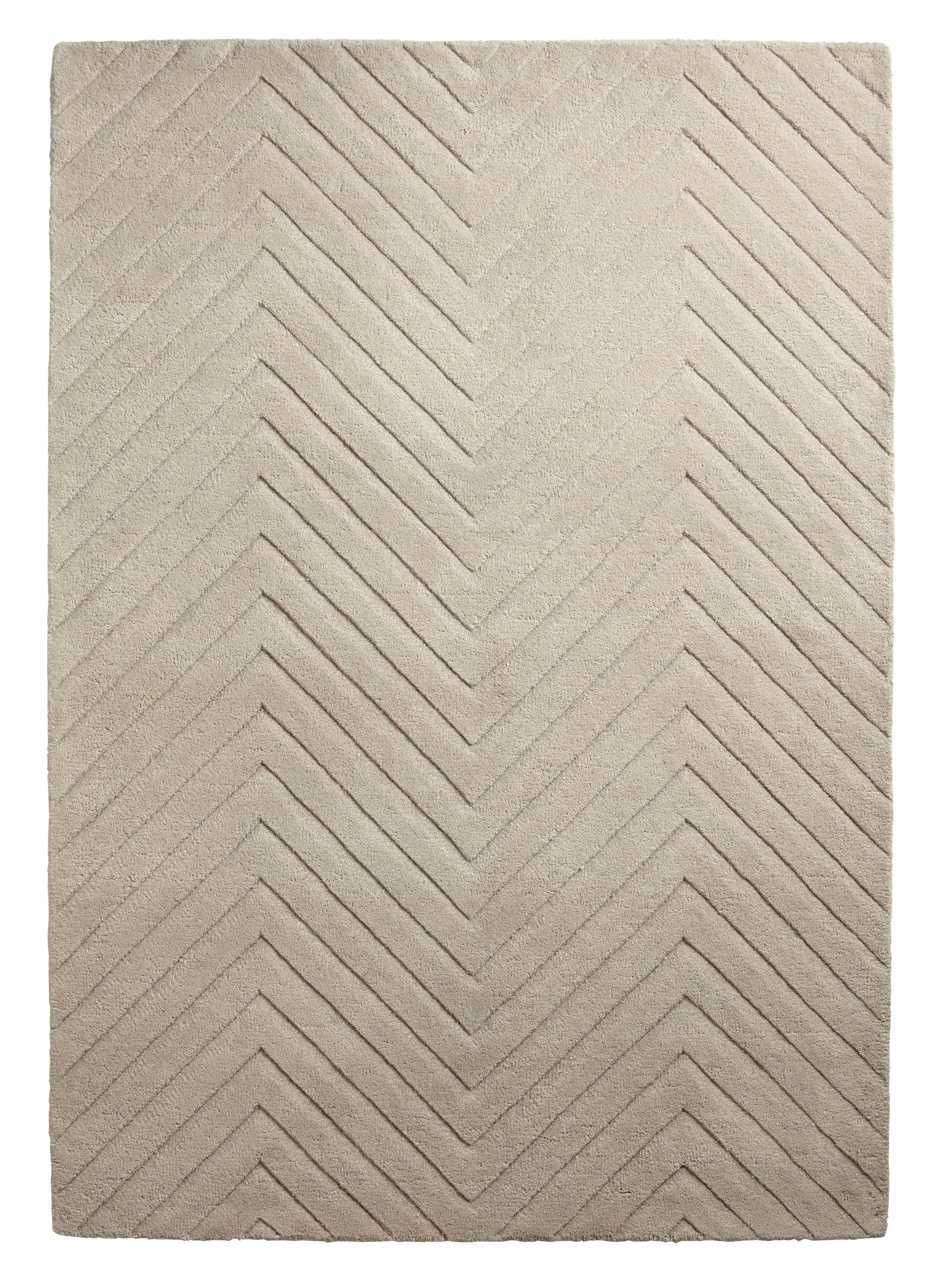 Colours Aima Beige Carved Herringbone Rug (L)1.7m (W)1.2m | Departments ...