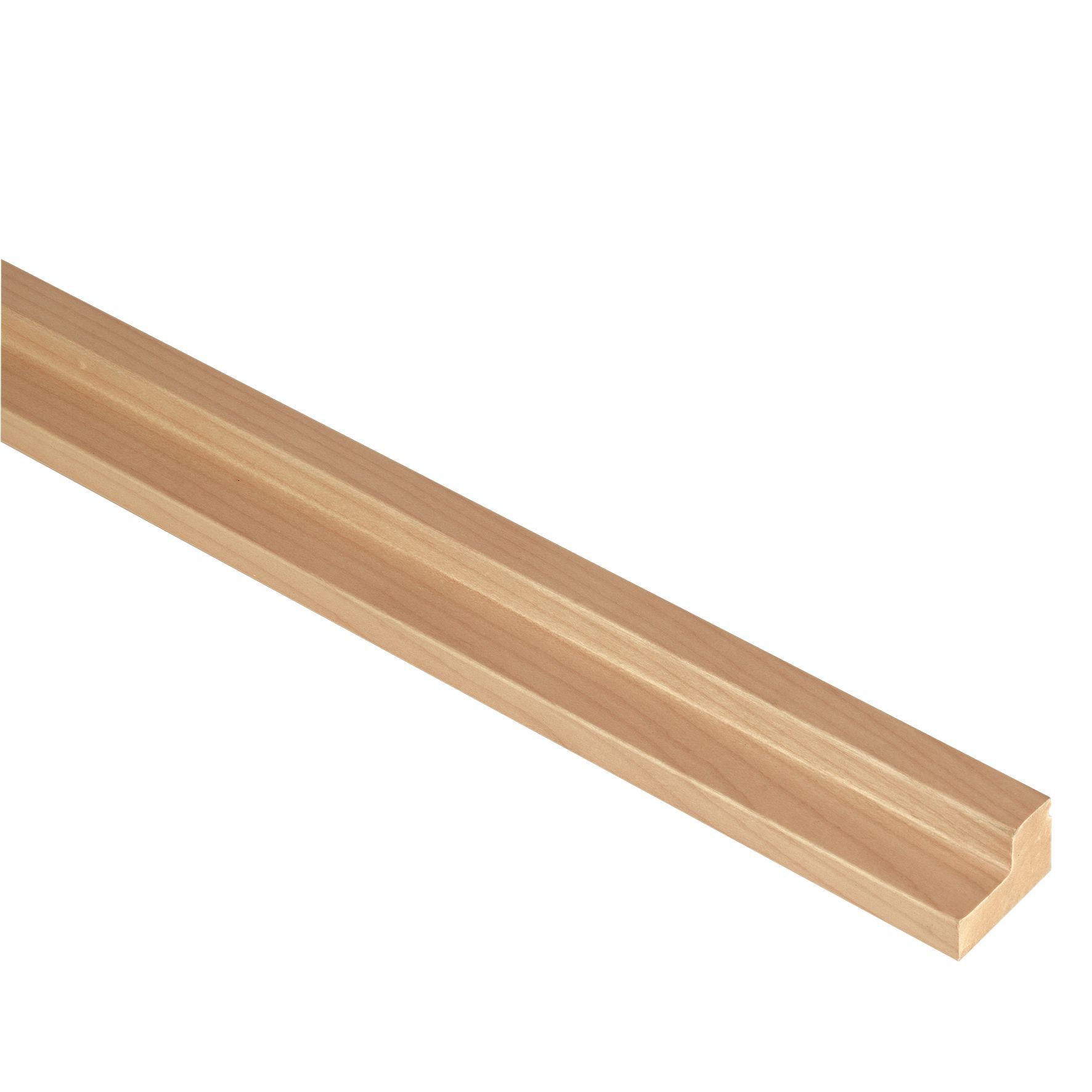 IT Kitchens Matt Natural Oak effect Cornice, (L)2440mm | Departments ...