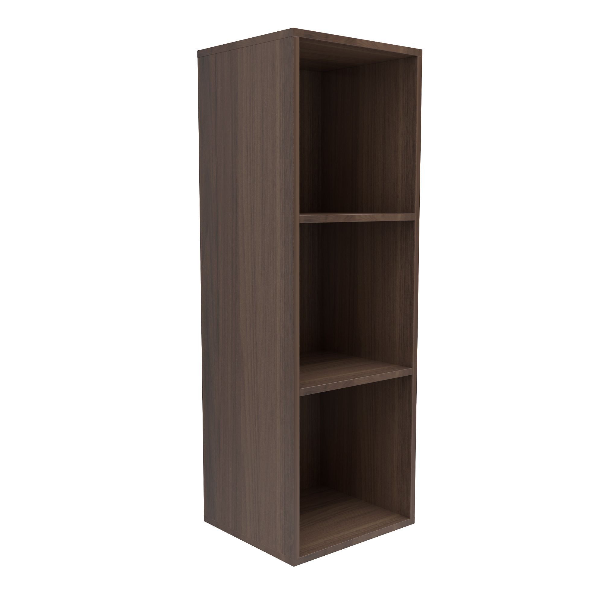 Form Konnect Natural Walnut effect 3 Cube shelving unit (H)1032mm (W ... Form Konnect Natural Walnut effect 3 Cube shelving unit (H)1032mm (W ...