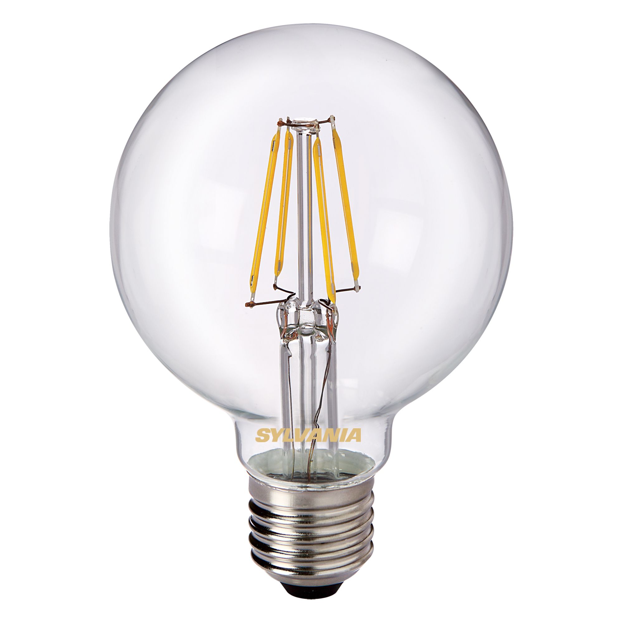 Sylvania E27 4W LED Filament Round Toledo Retro Light Bulb ...