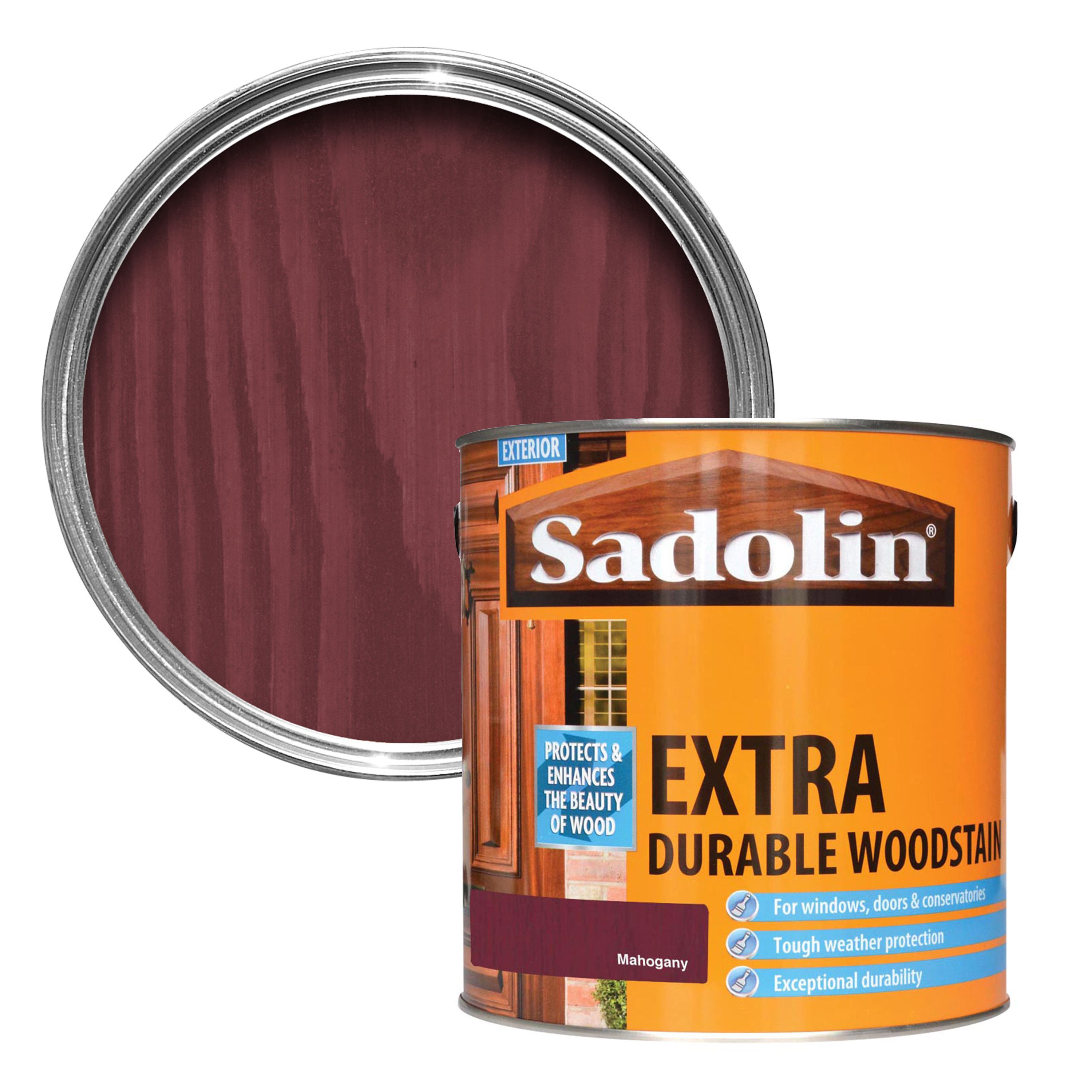 Sadolin Mahogany Woodstain 2.5L | Departments | DIY at B&Q
