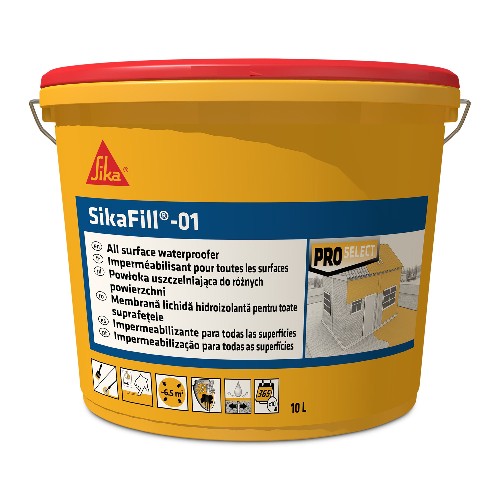 Sika White Multi-purpose waterproofer 10L | Departments | DIY at B&Q