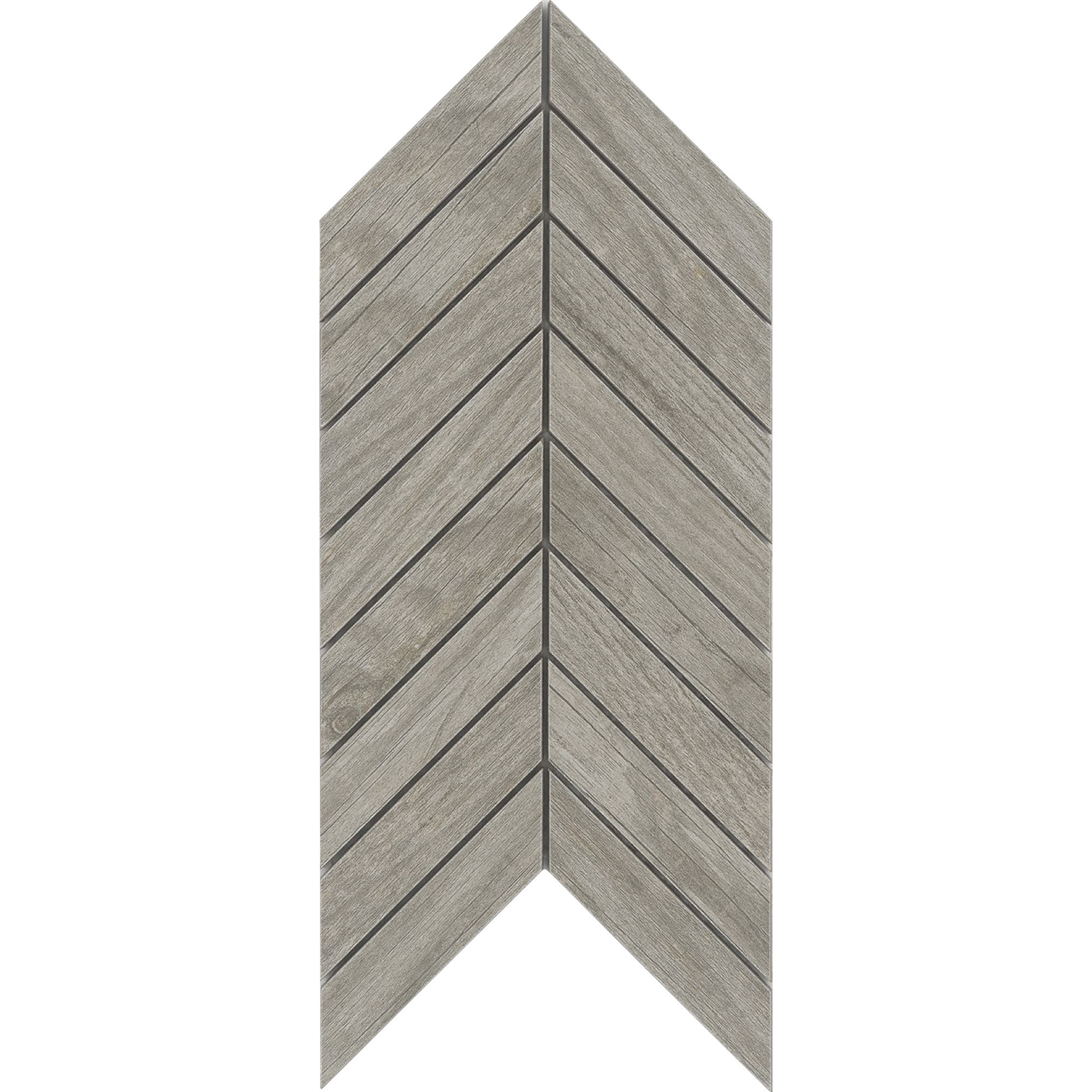 Chevron mosaic Beige Matt Wood effect Porcelain Wall & floor tile, (L ...