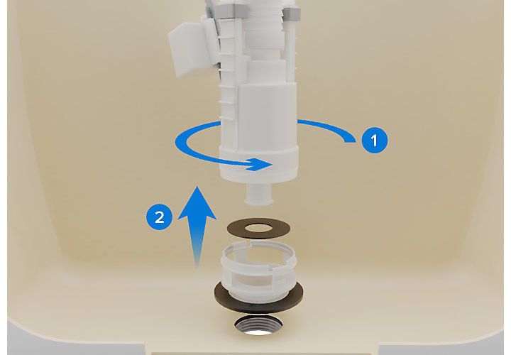 How to fix a toilet flush | Ideas & Advice | DIY at B&Q