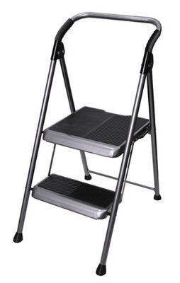 Abru 2 tread Steel Step stool (H)1.11m | Tradepoint
