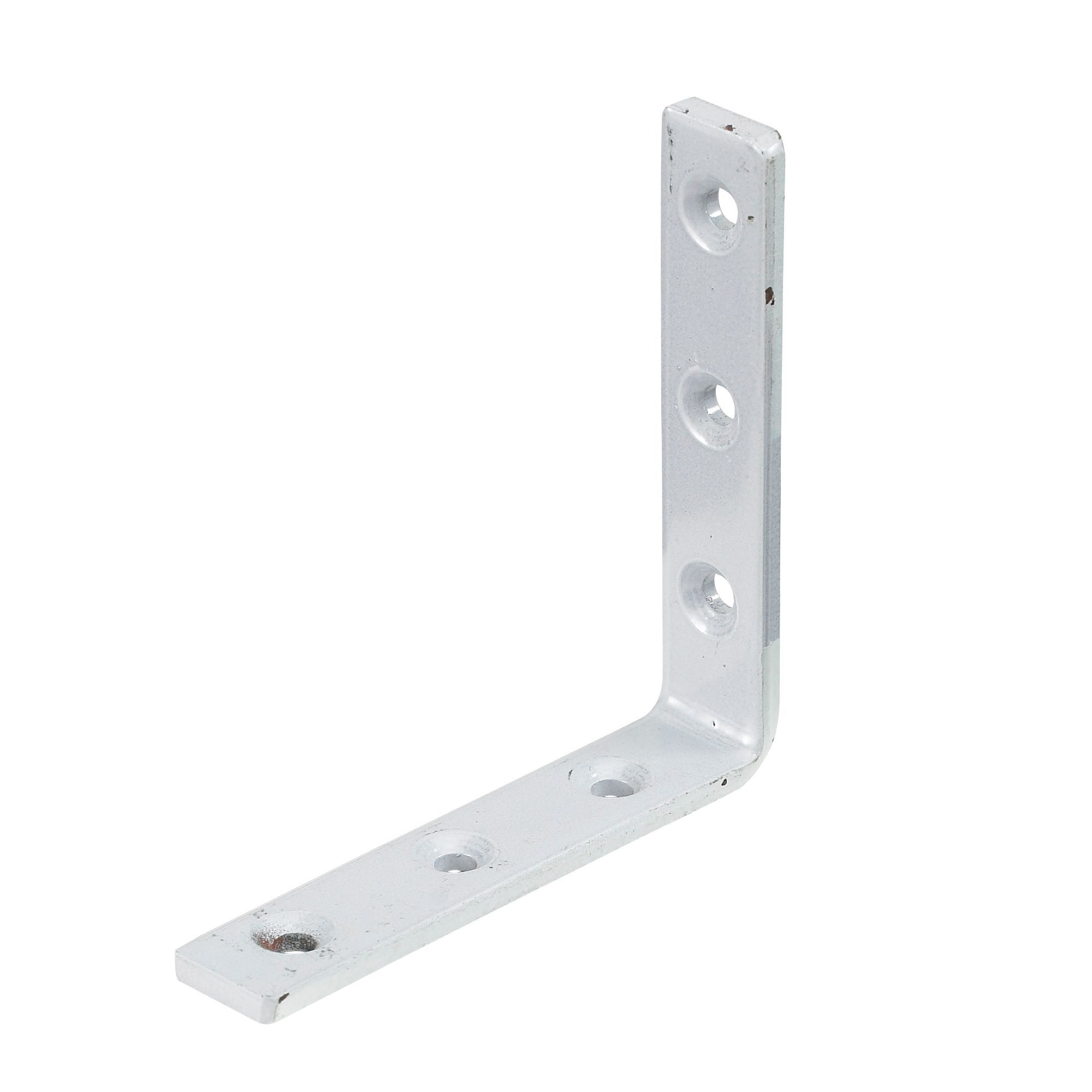 Abru Powder-coated Steel Heavy duty Angle bracket (H)20mm (W)100mm (L ...