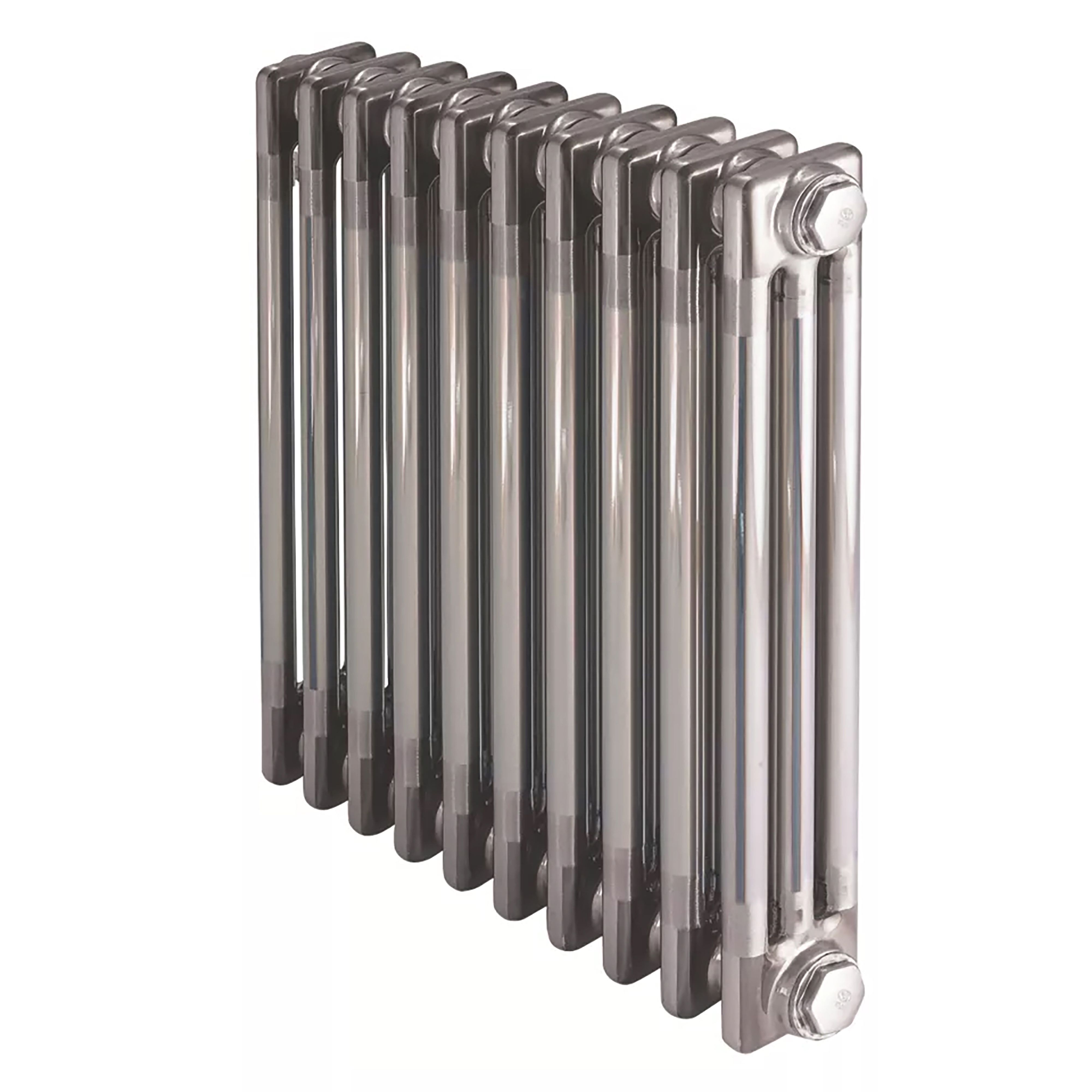 Acova Raw metal 3 Column Radiator, (W)812mm x (H)600mm | Tradepoint