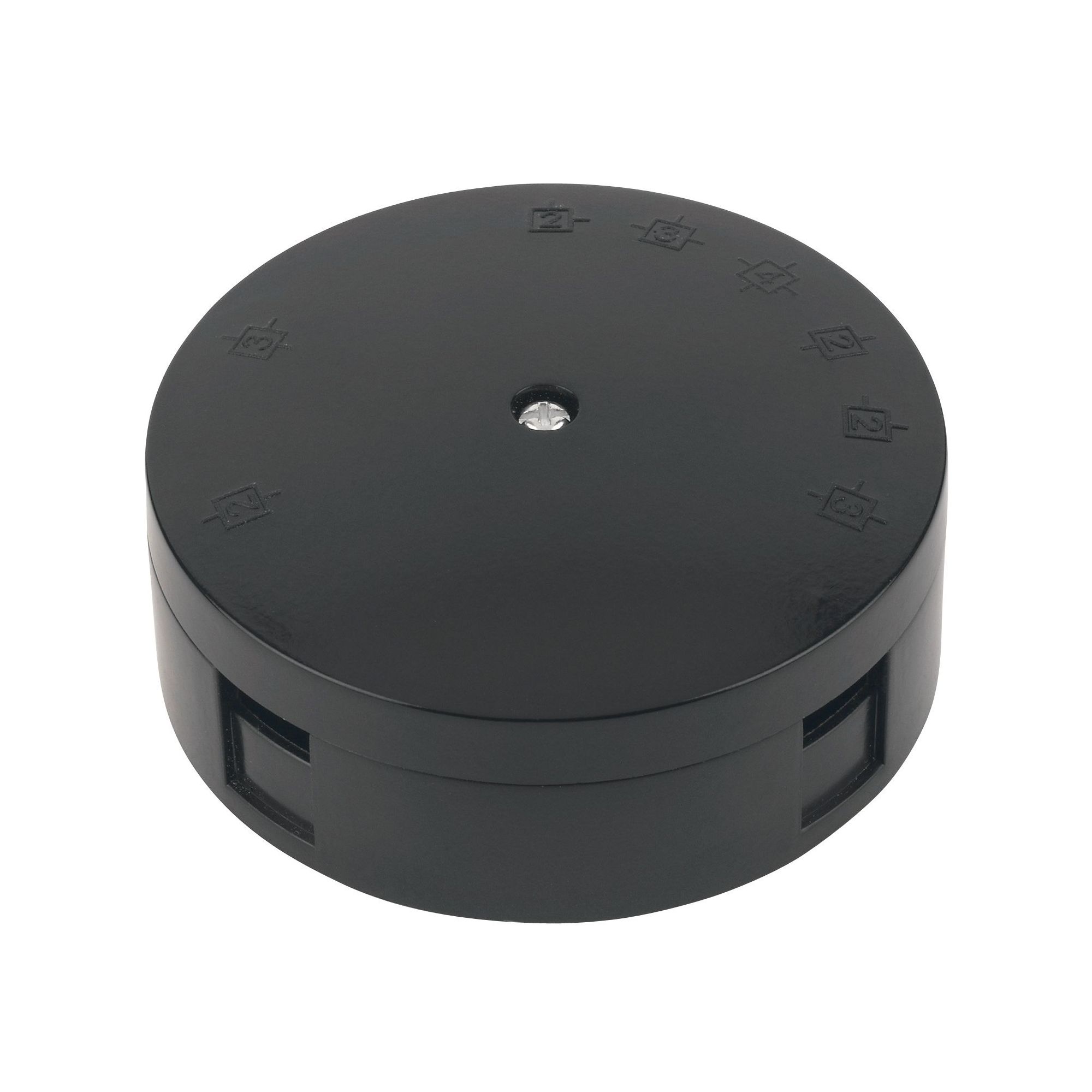 Black 20A 1 way 4-terminal Junction box | Tradepoint