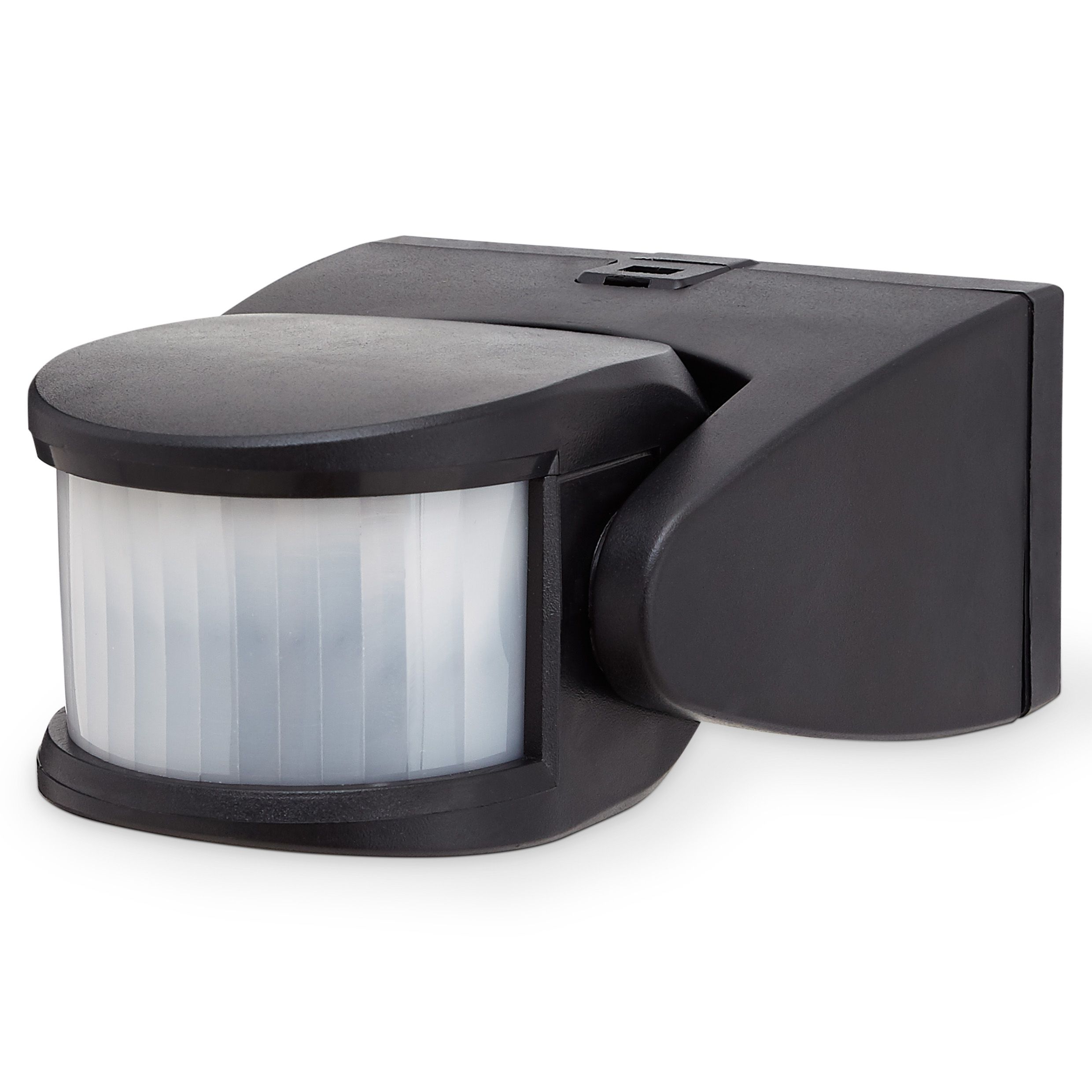 Blooma Brant Black Mains-powered Wall lighting PIR Motion sensor ...