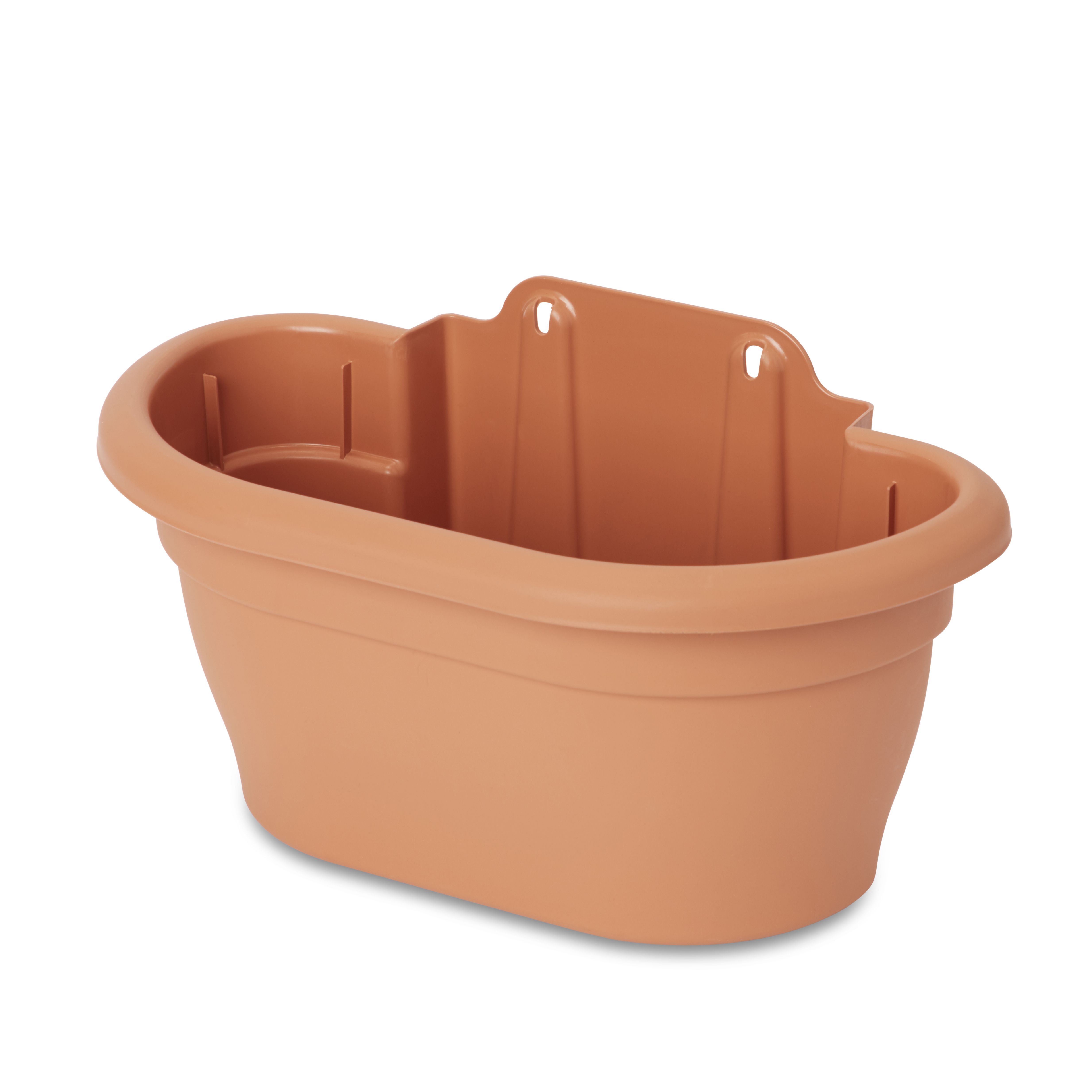 Blooma Florus Terracotta Plastic Rectangular Trough
