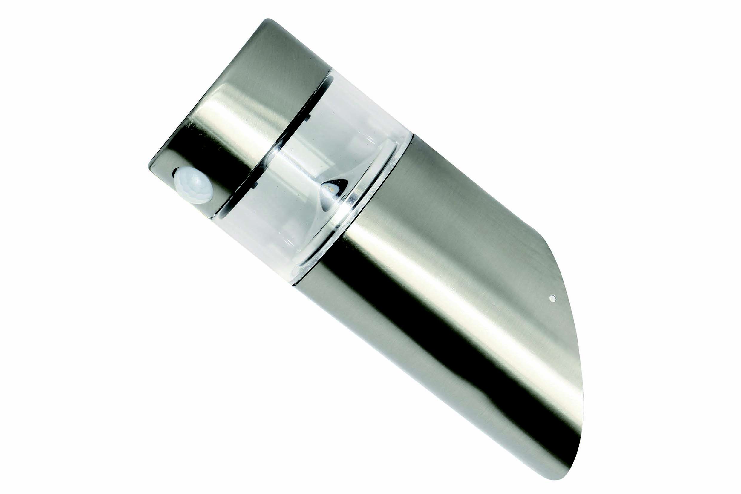 Blooma Kiana Steel Silver effect Wall light (D)75mm (W)83mm