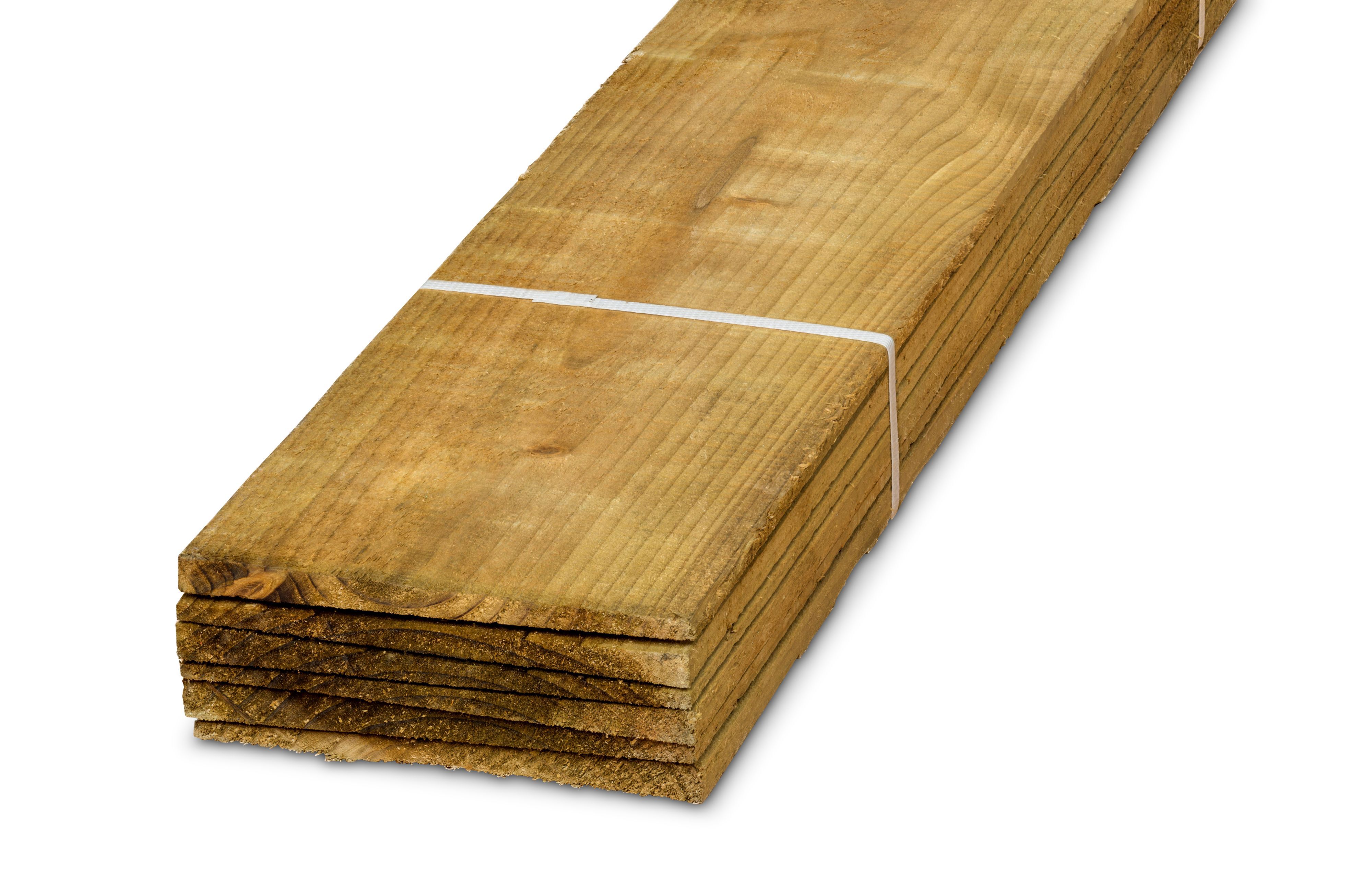 Blooma Pressure treated Timber Feather edge Fence board L 2.4m W 150mm T 11mm Pack of 6 Tradepoint