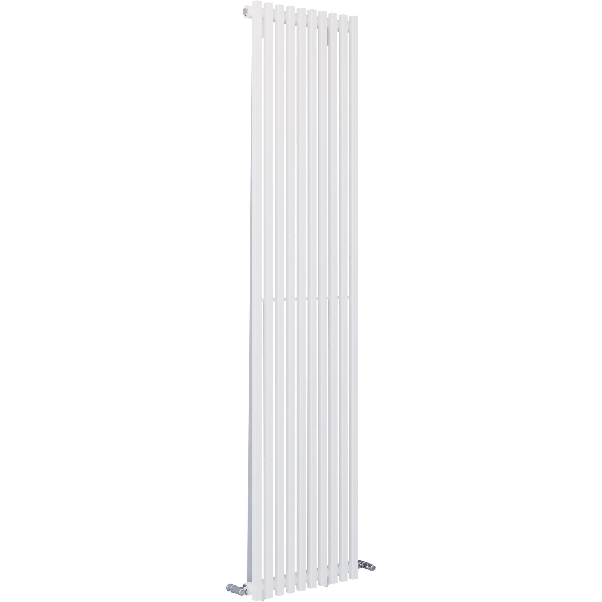 Blyss Thorpe White Vertical Designer Radiator, (W)400mm x (H)1800mm ...