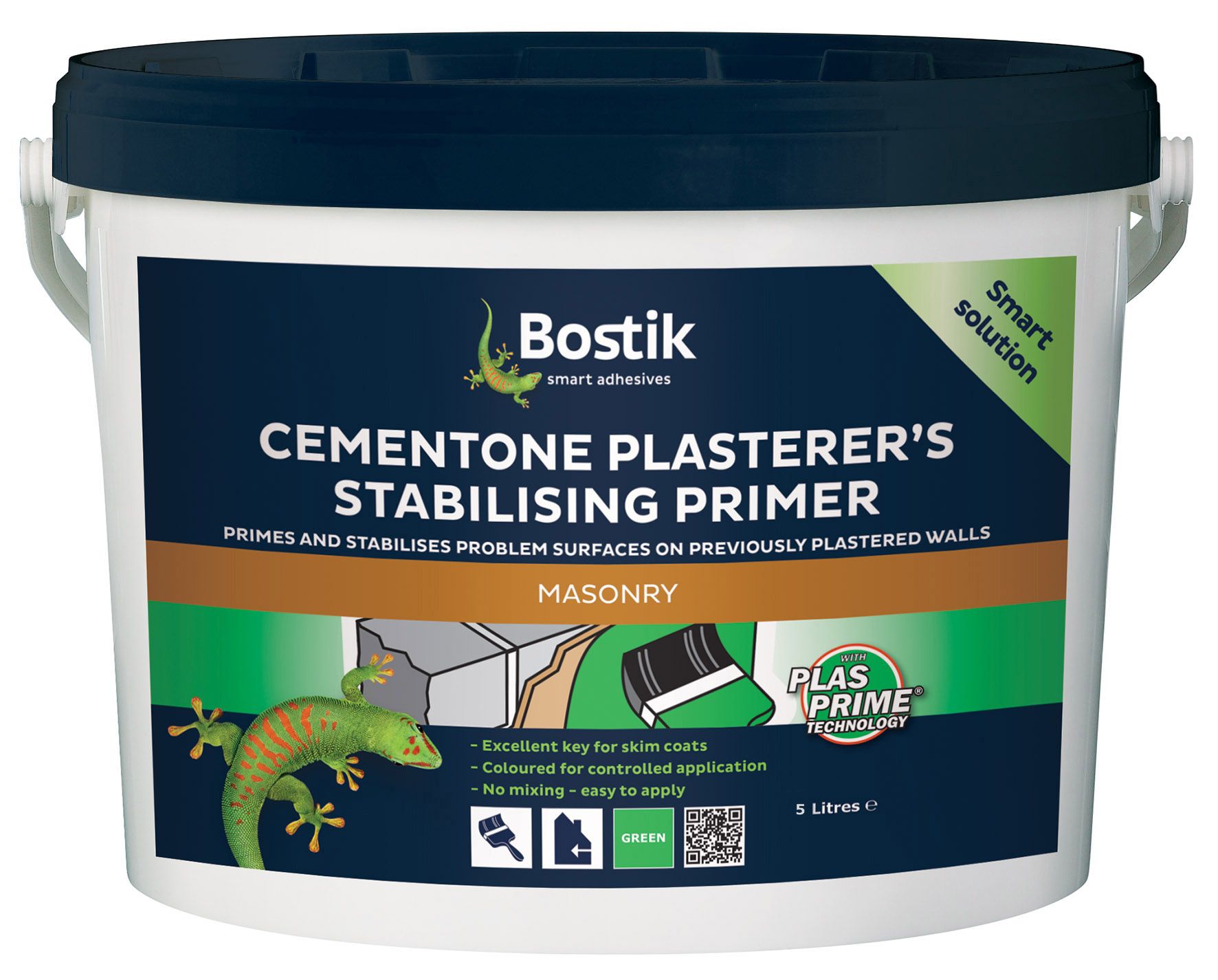 Bostik Cementone Green Stabilising primer, 5L Tub