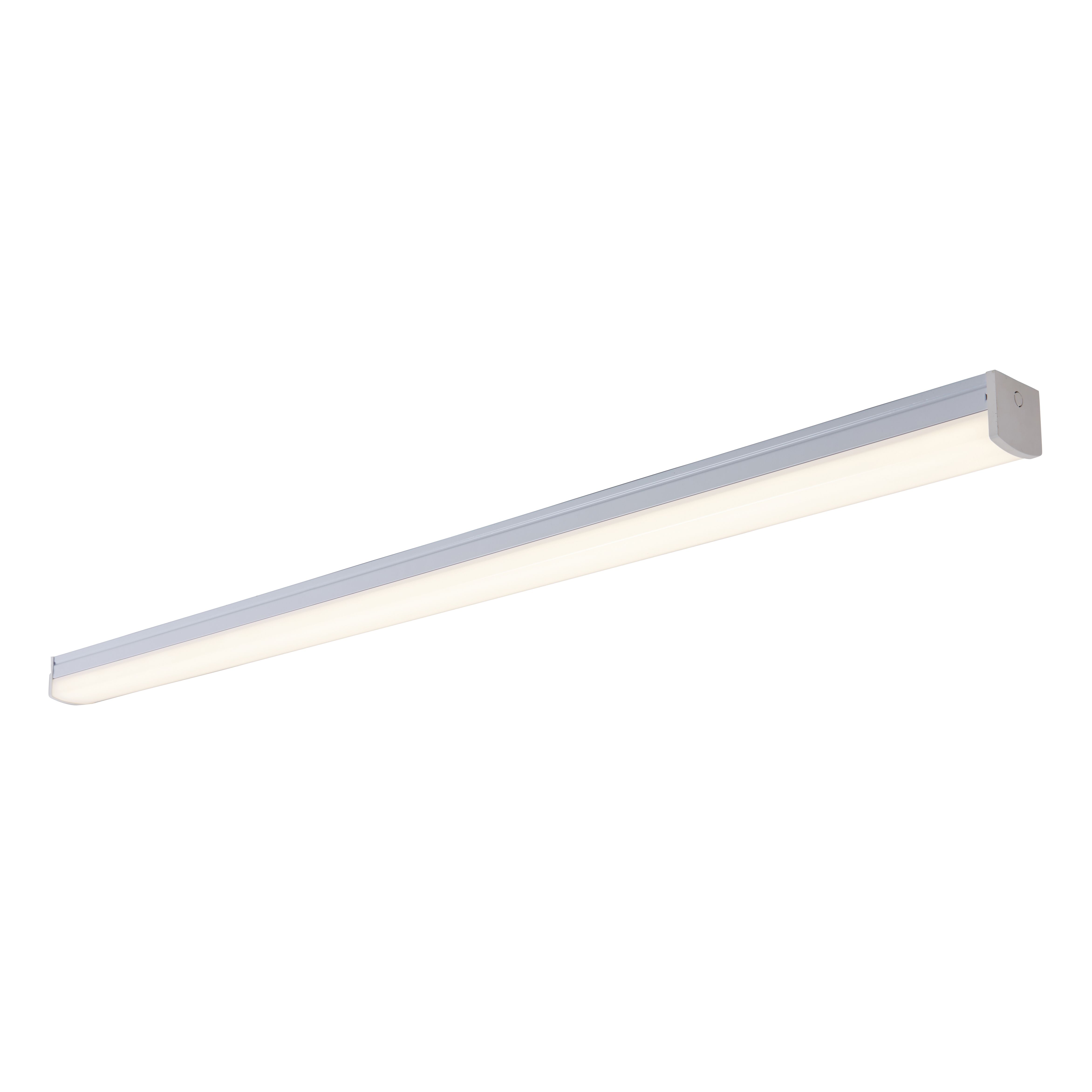 Colours Oxbo Mains-powered LED White Batten strip light IP20 5600lm (L)1.5m