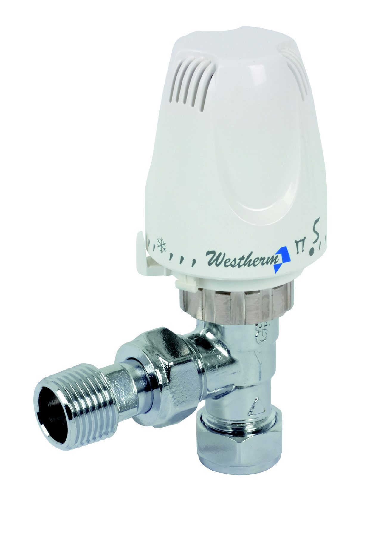 Comap Angled Thermostatic Radiator valve | Tradepoint